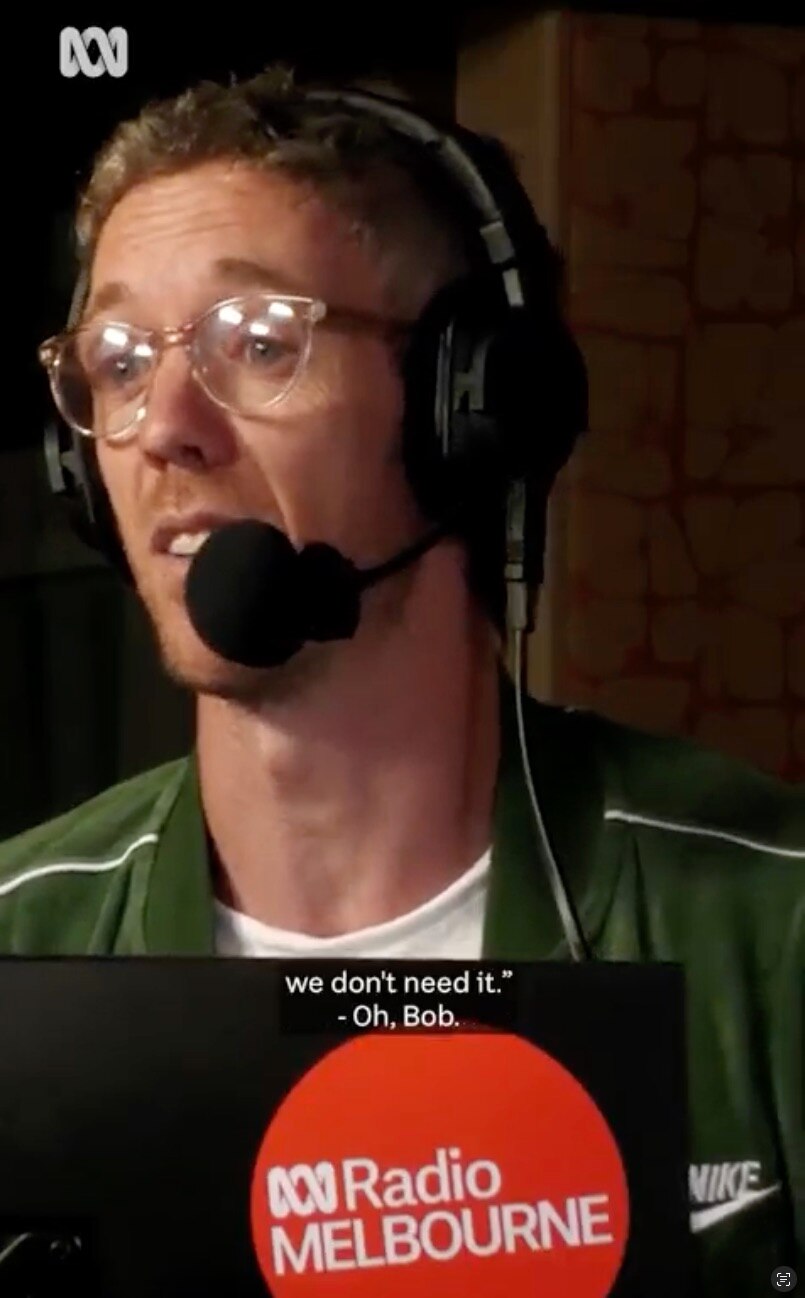 "We don't need it" - Bob Murphy's take on half time shows - ABC Melbourne