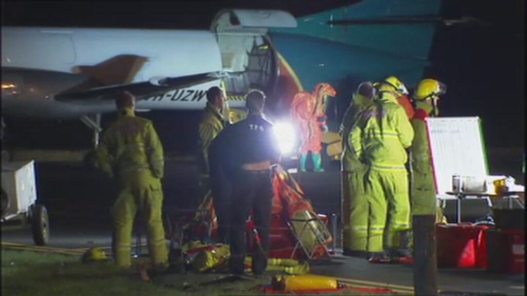 White powder scare on freight plane - ABC News