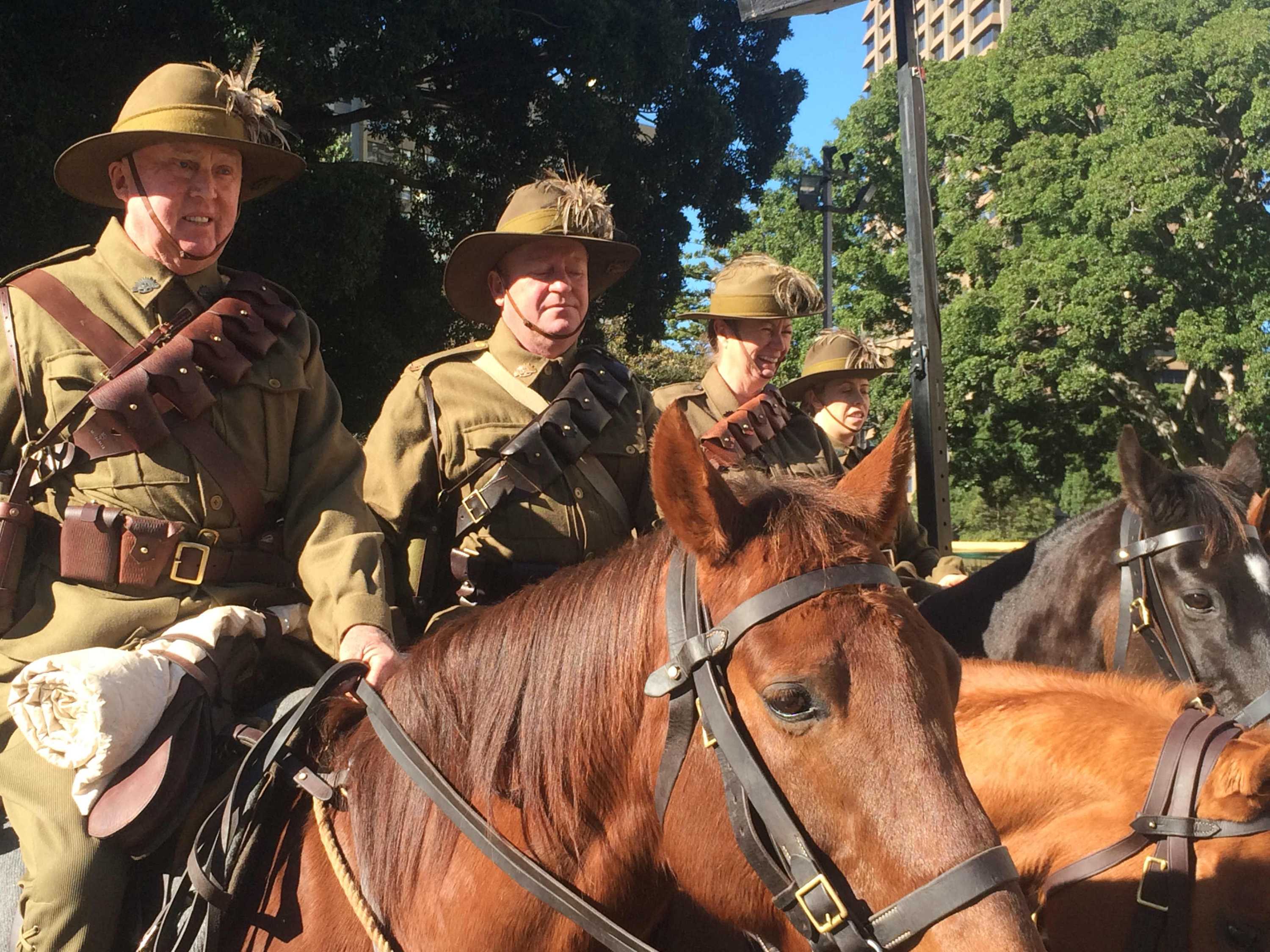 Australian Army reservists thanked for service at Hyde Park in Sydney ...
