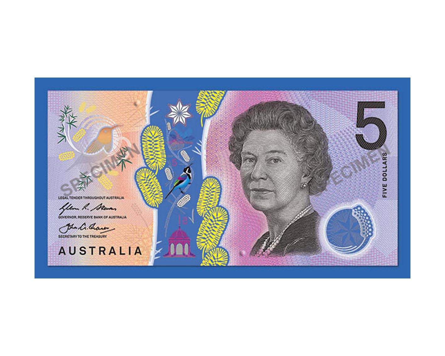 RBA announces new design of $5 note, with new features for security and ...