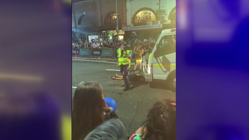 Federal senator Lidia Thorpe halts Sydney's Mardi Gras… Federal senator Lidia Thorpe halts Sydney's Mardi Gras…