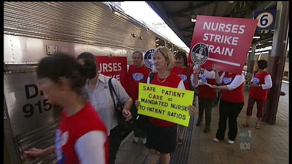 Defiant nurses walk off the job - ABC News