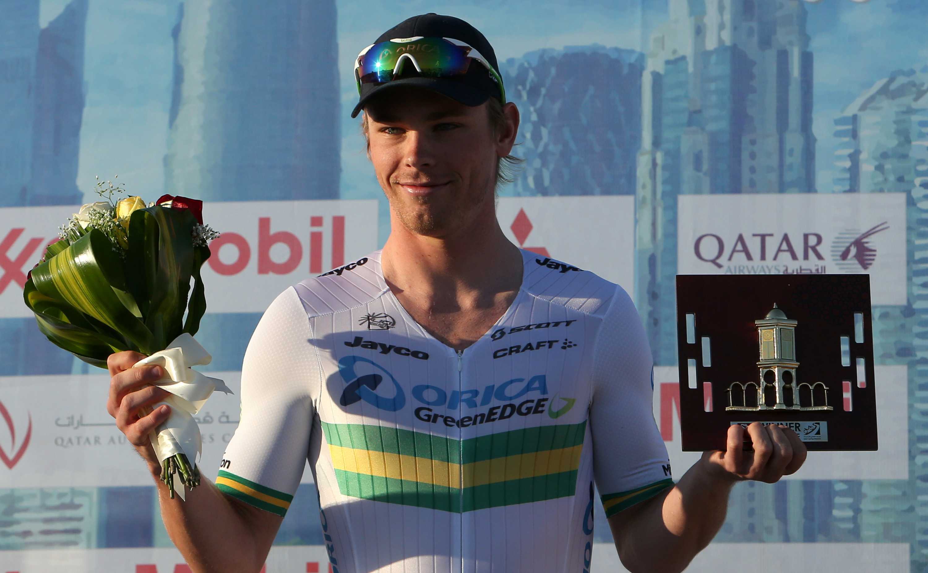 Michael Hepburn of Australia wins third stage at Tour of Qatar - ABC News