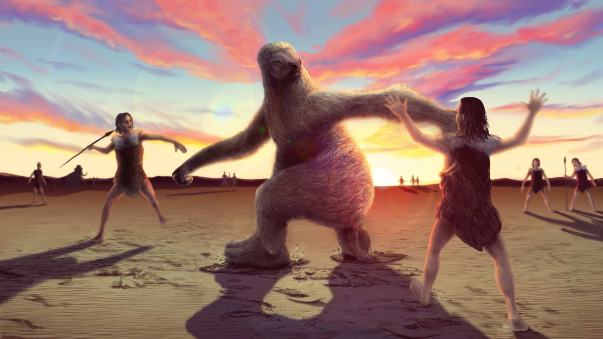 How to hunt a giant sloth, according to ancient human footprints - ABC News