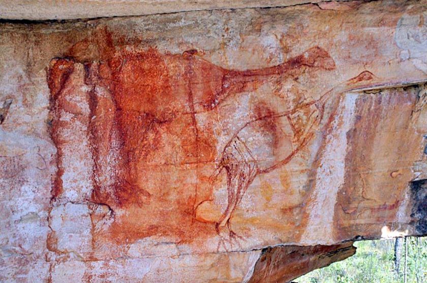 Megafauna cave painting could be 40,000 years old - ABC News