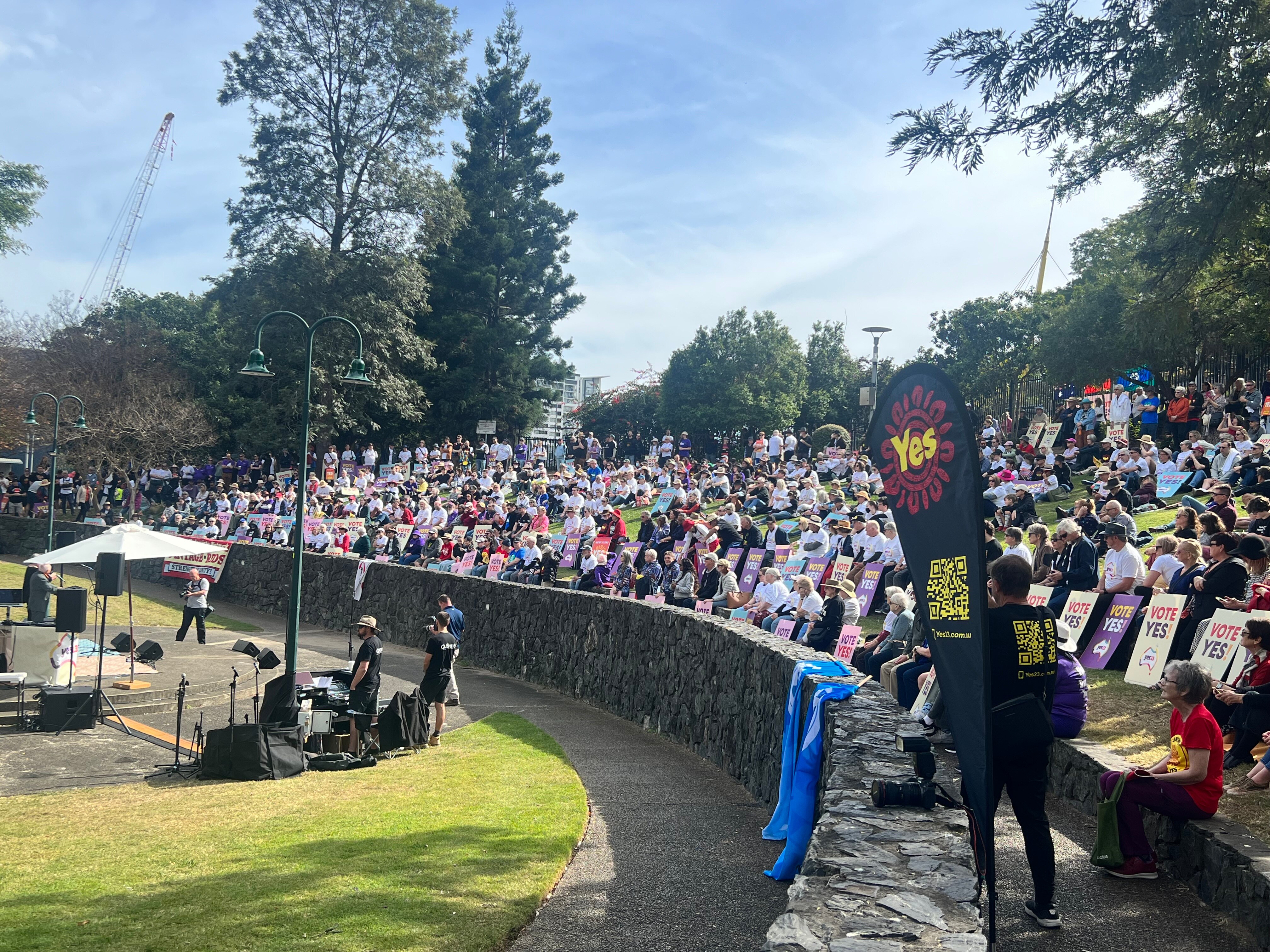 Yes advocates rally support for Voice to Parliament at events around ...