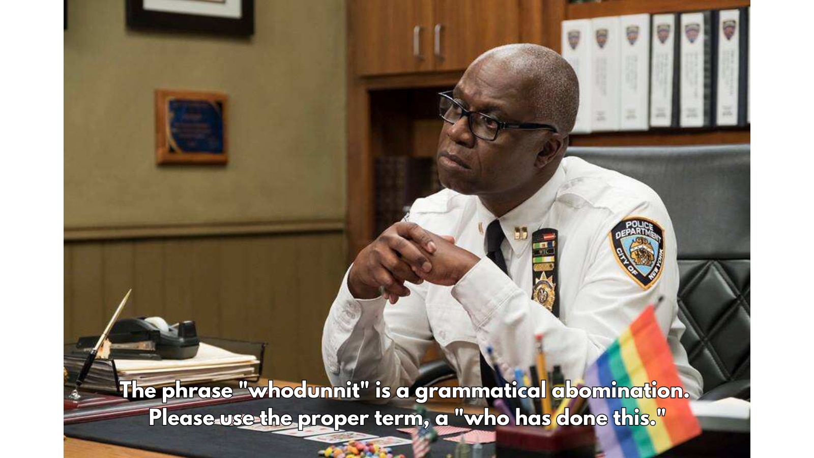 Captain Raymond Holt was the straight-laced father figure of Brooklyn ...