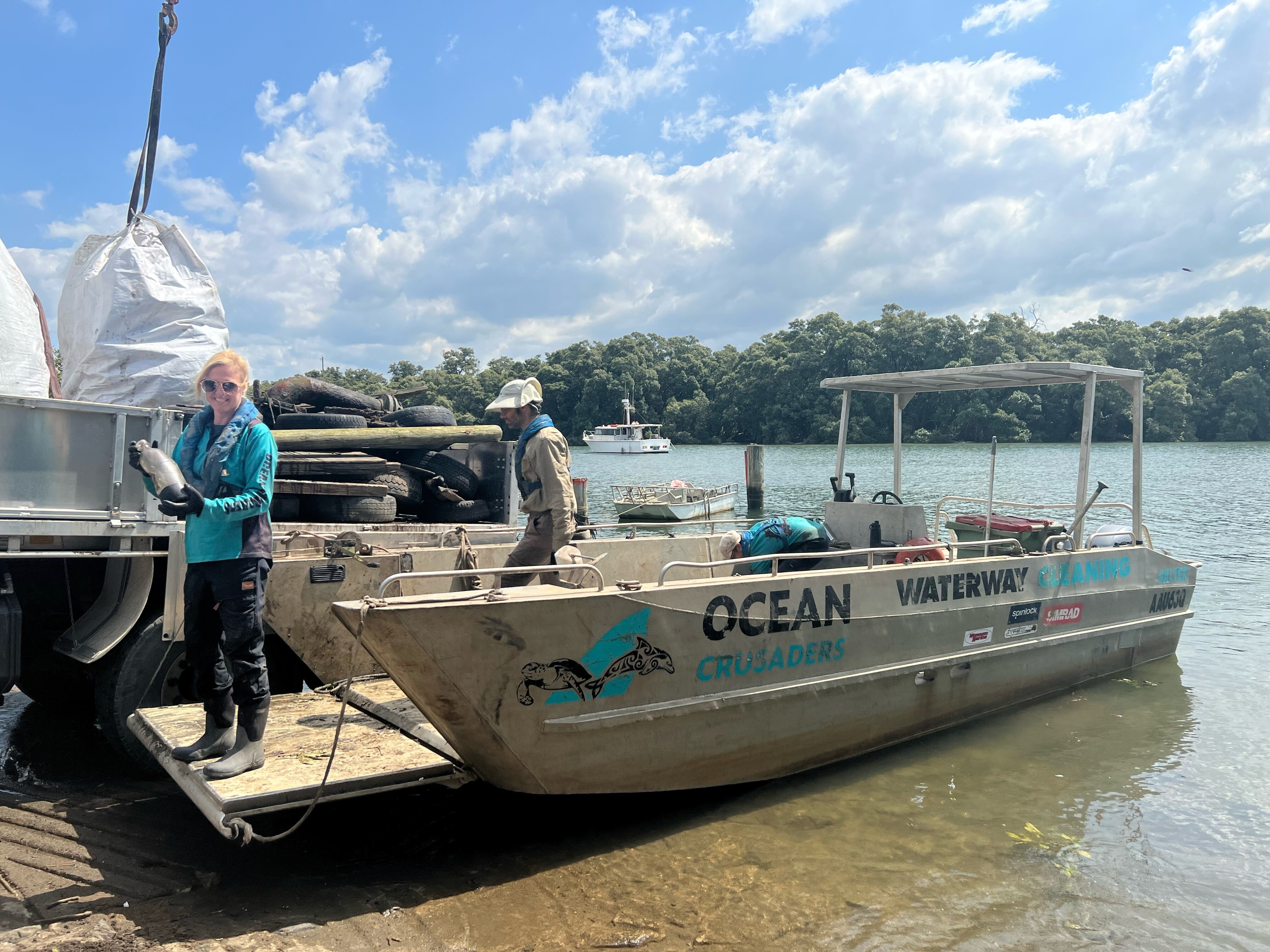 Queensland Ocean Crusader volunteers fight a losing battle in ...