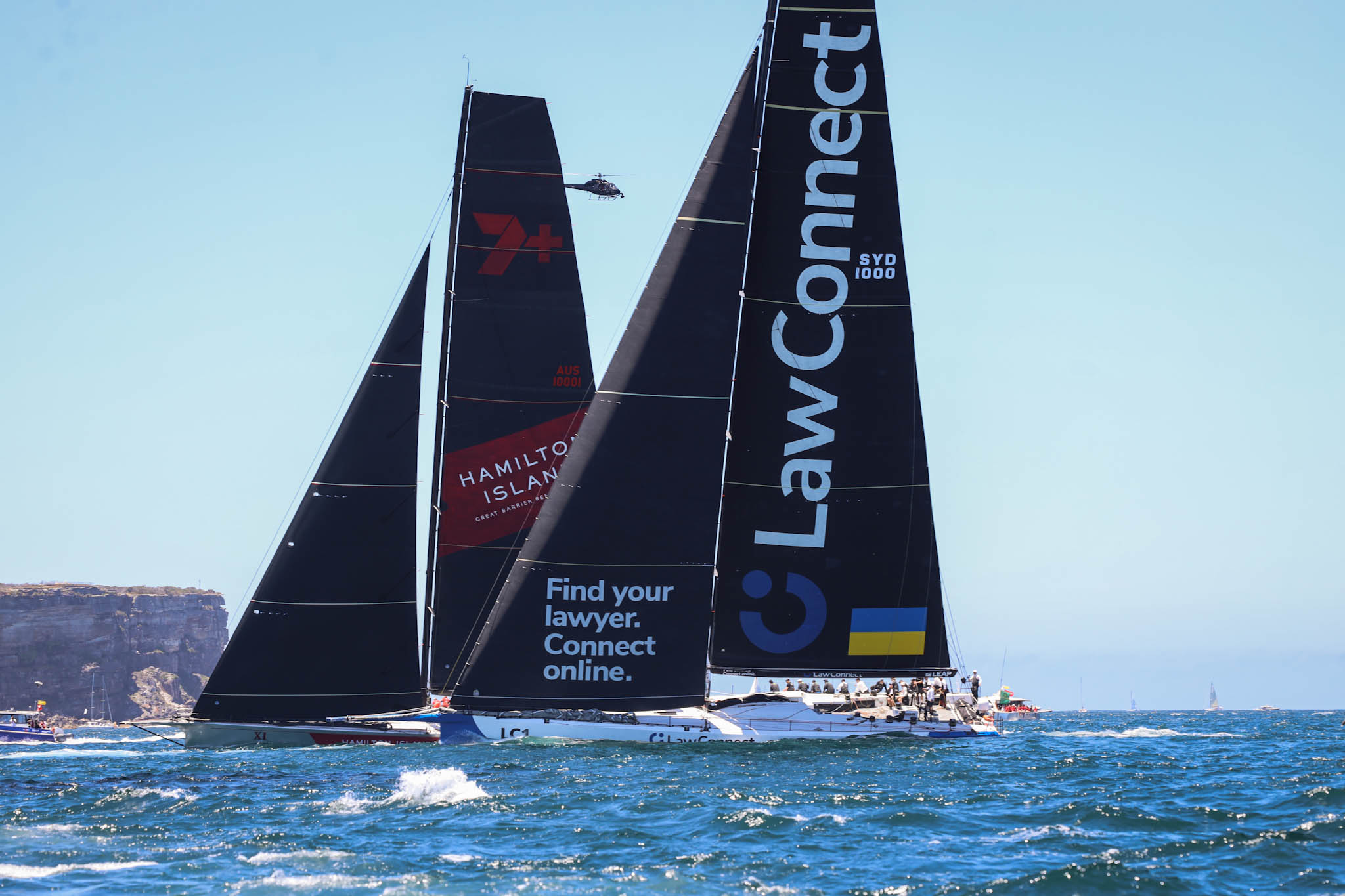 Live: LawConnect leads the supermaxis down the coast in the Sydney to Hobart - General news ...