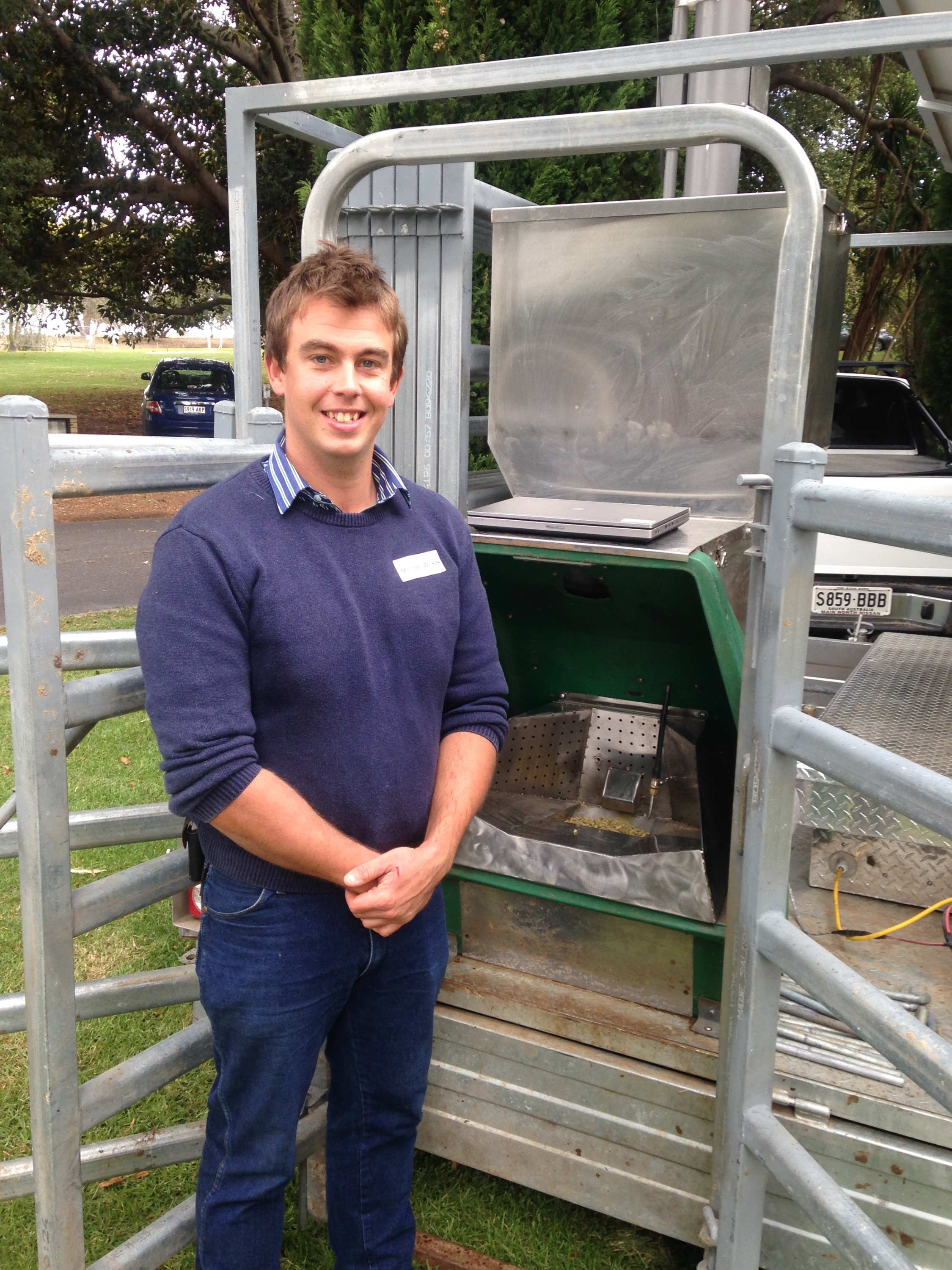 'Green Feed Machine' analyses cattle belches for methane emissions ...