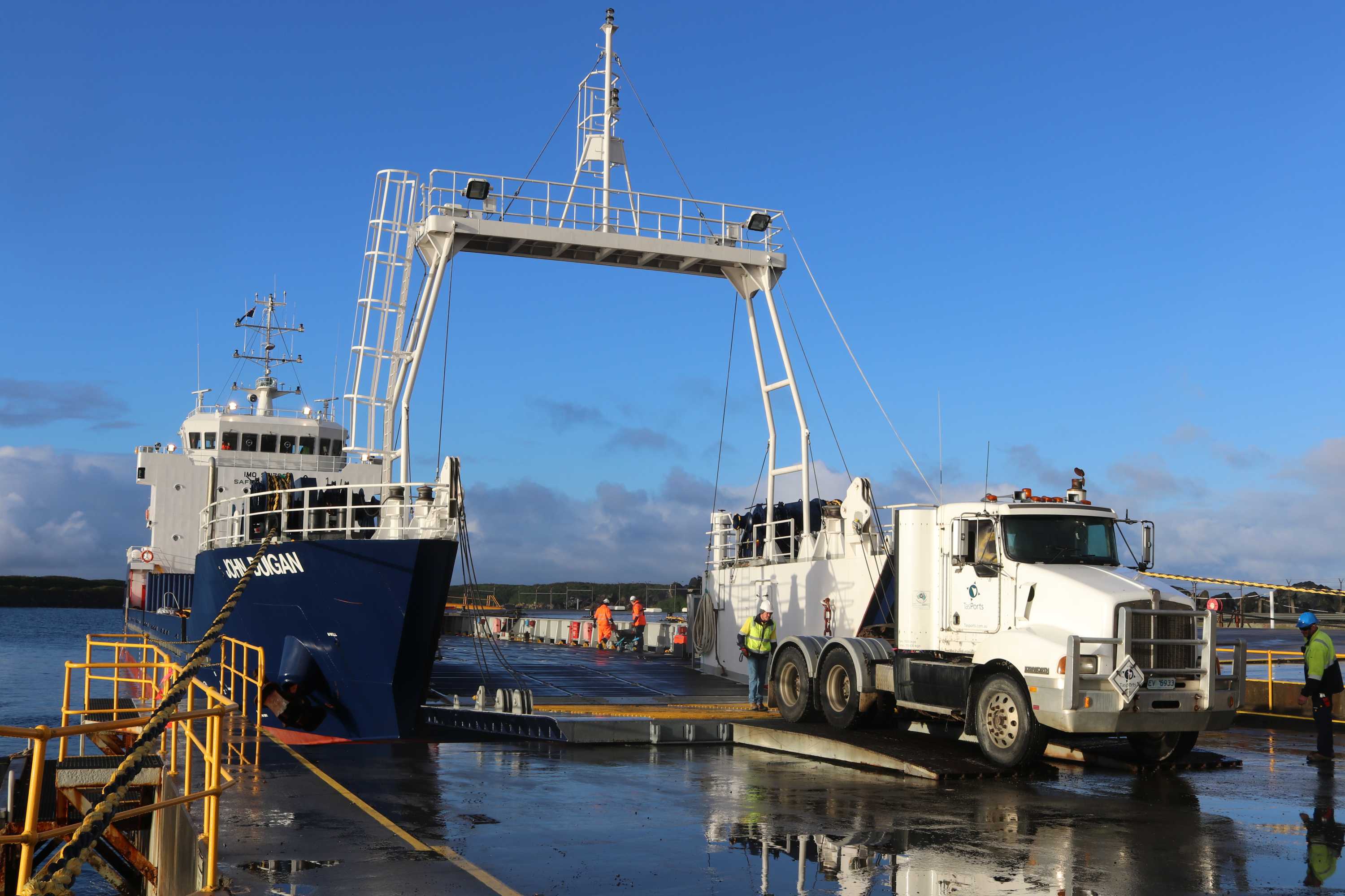 King Islanders hope their ferry woes have come to an end as John Duigan ...