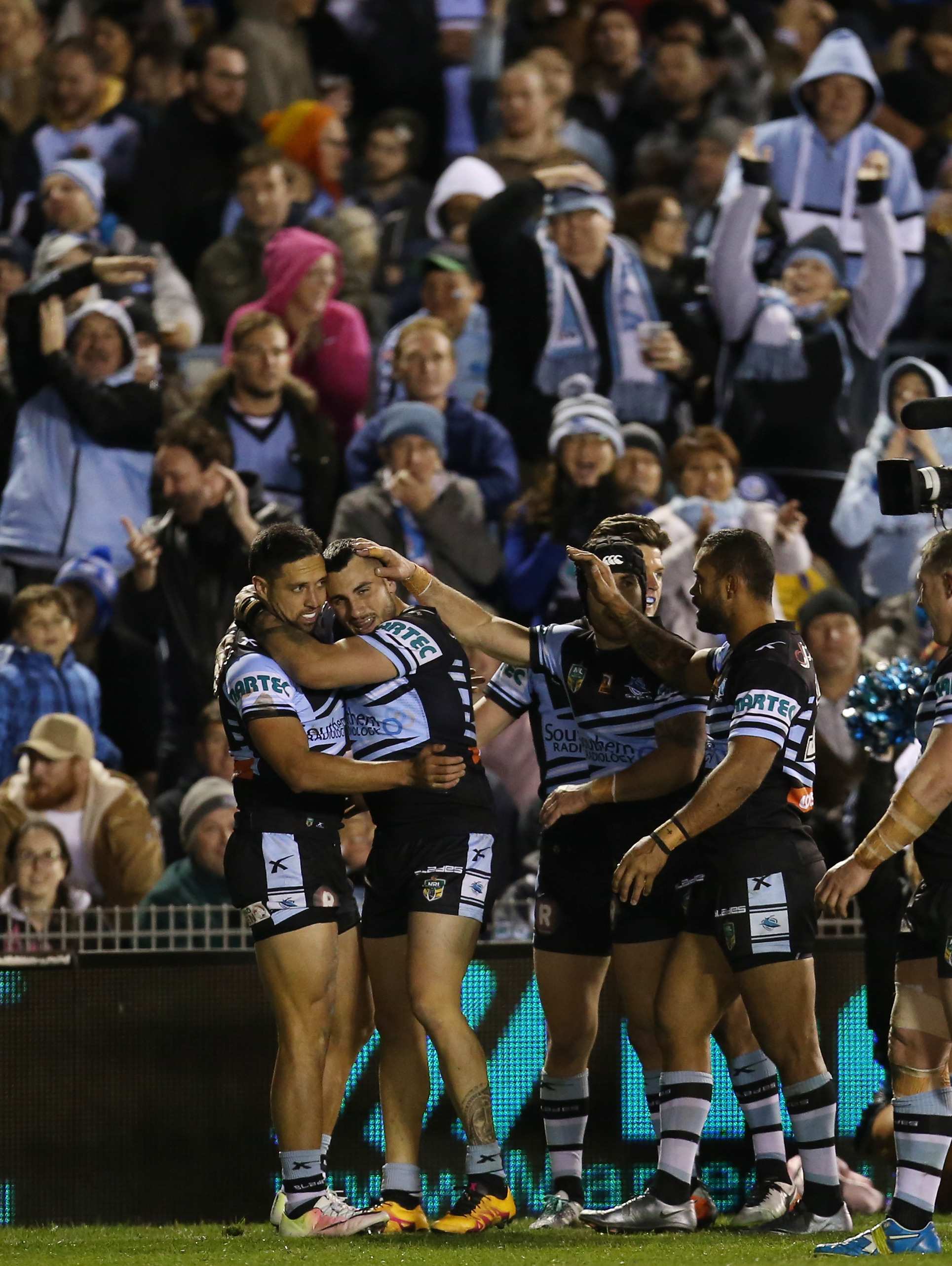 Cronulla Sharks score come-from-behind 34-24 win over Parramatta Eels ...