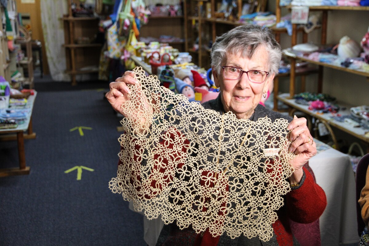 Craft work — tatting, embroidery, knitting — lives on in one family ...