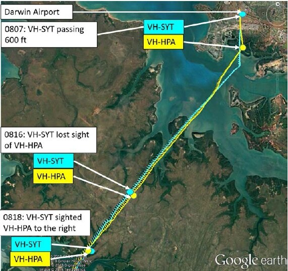 Mid-air collision narrowly avoided when charter planes came within ...