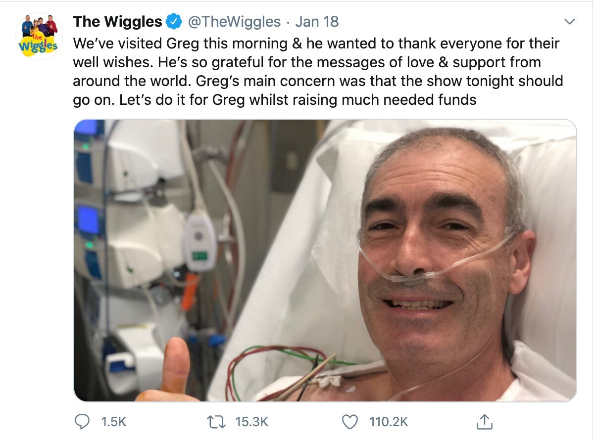 Former Wiggle and cardiac arrest survivor Greg Page determined to break ...