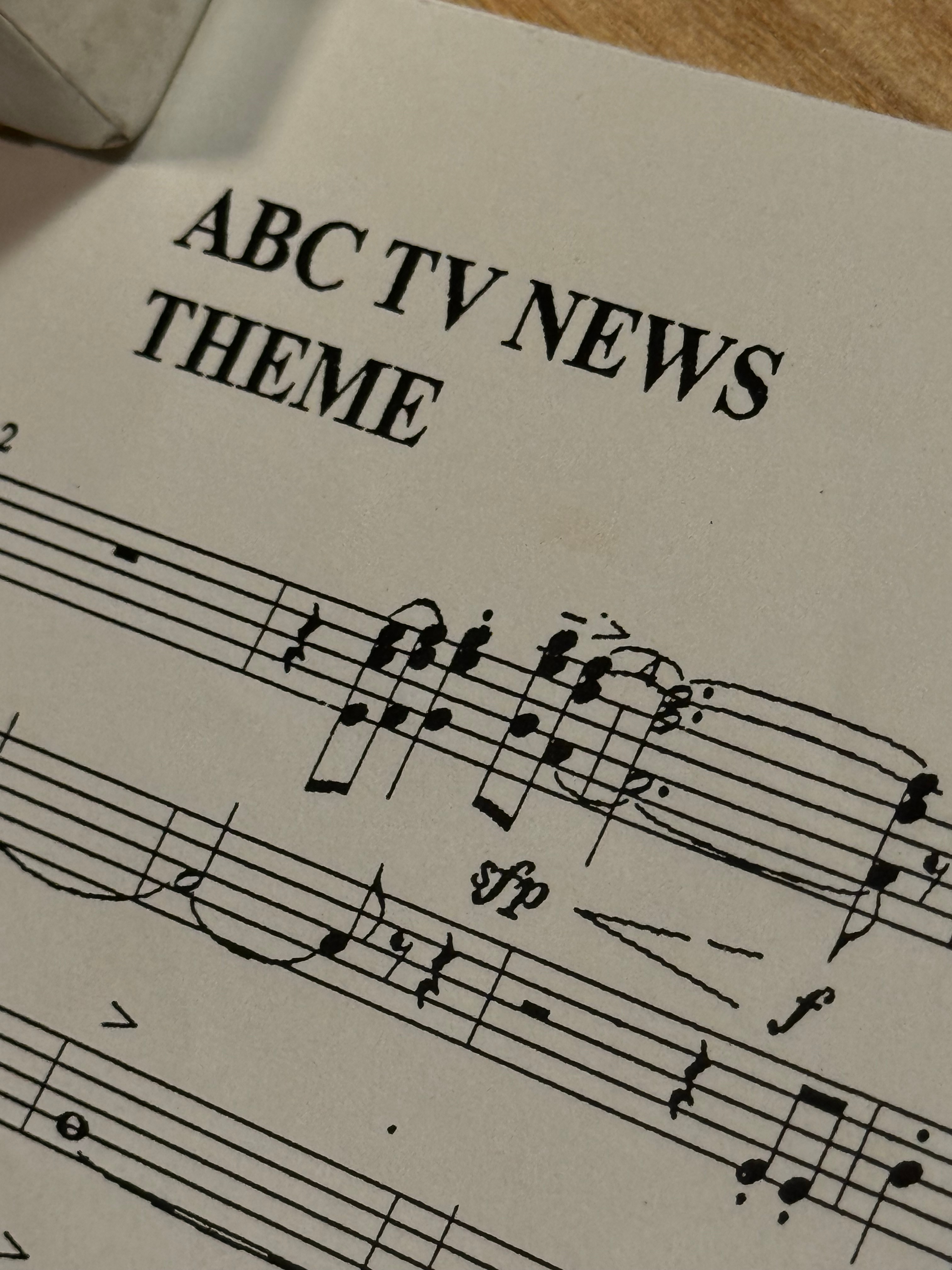 The iconic ABC TV News Theme heralded the bulletin for almost two ...