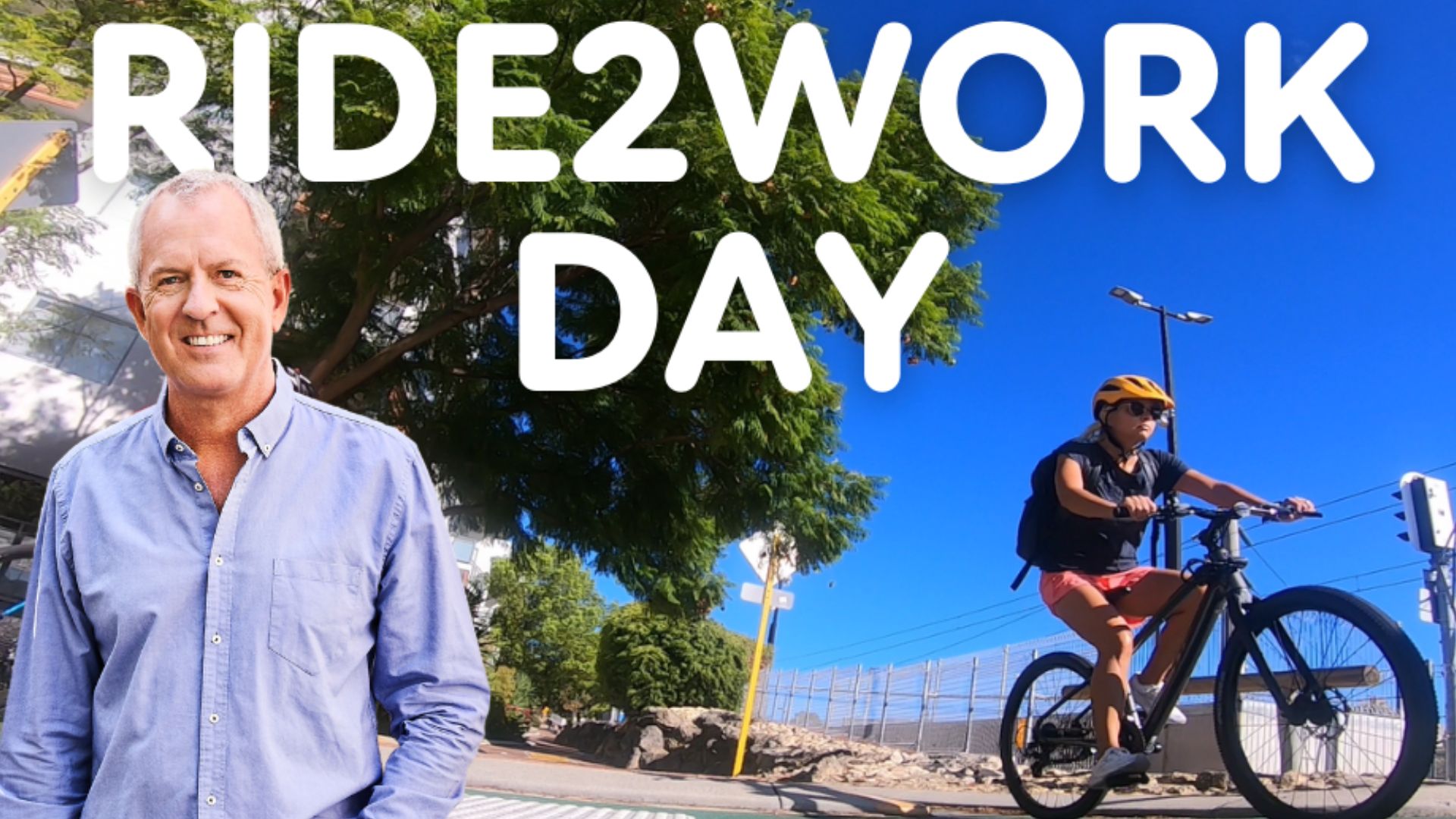 Ride2Work with Mark Gibson in Forrest Place - ABC Perth