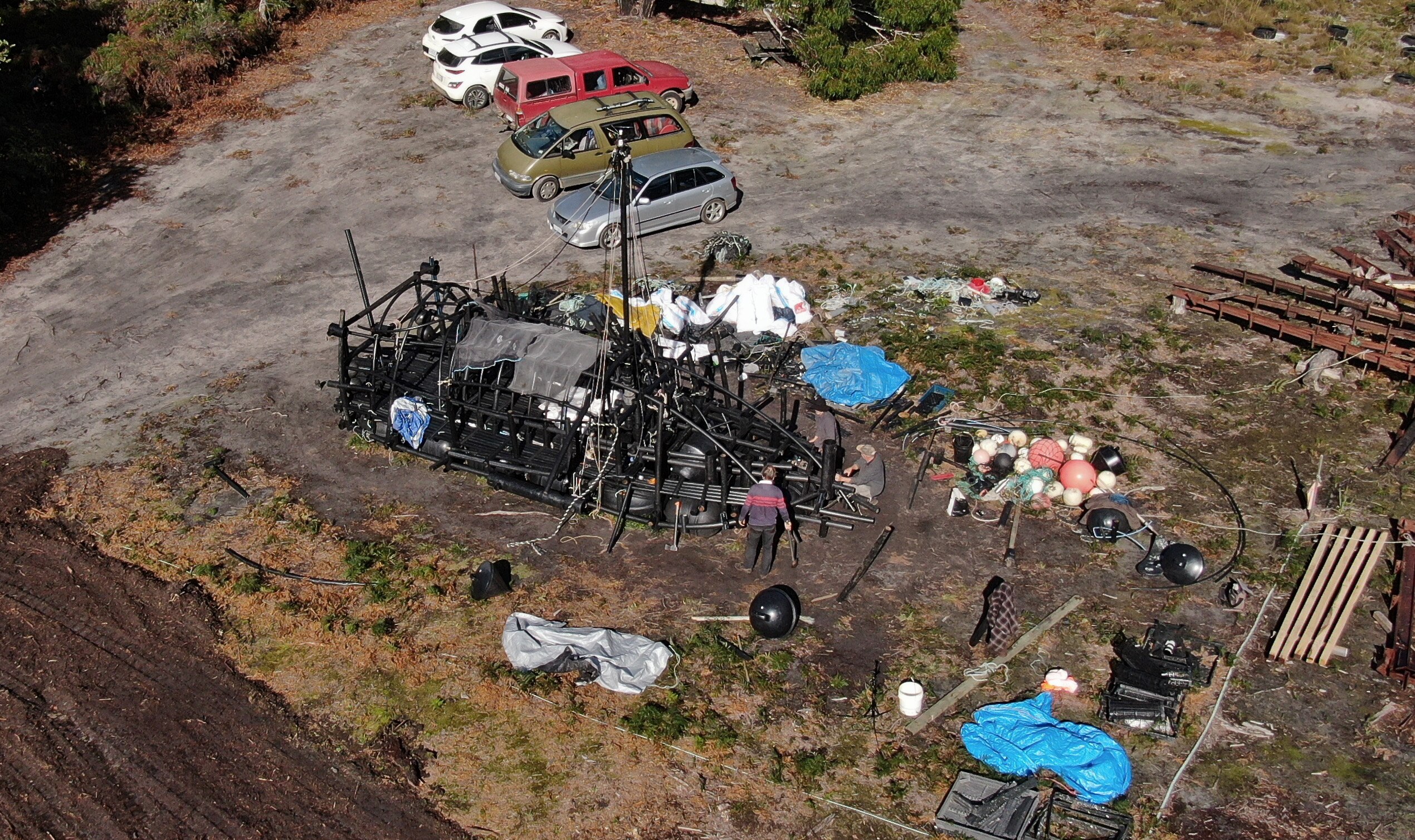Sam McLennan's plastic raft ready to sail from Tasmania to Sydney to ...