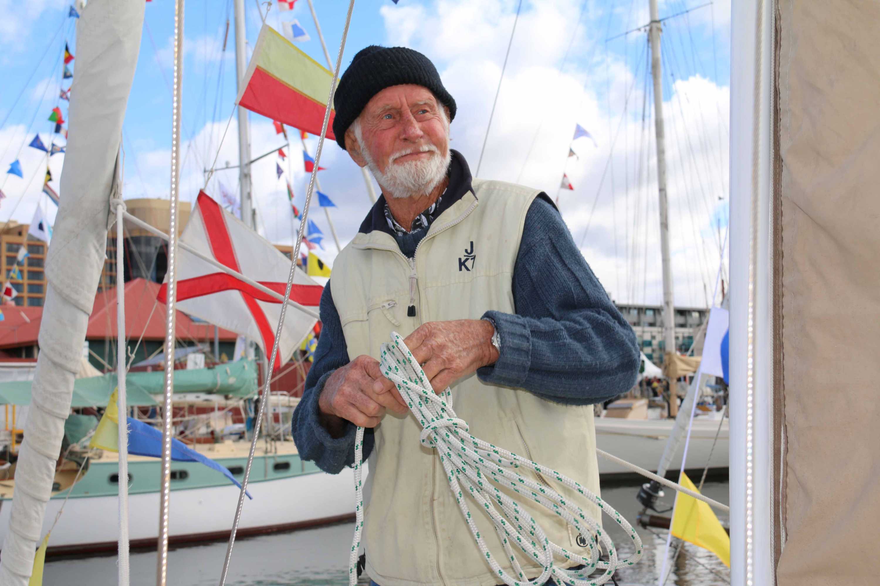 Sailing legend Peter Mounsey shares sea tales at Australian Wooden Boat ...