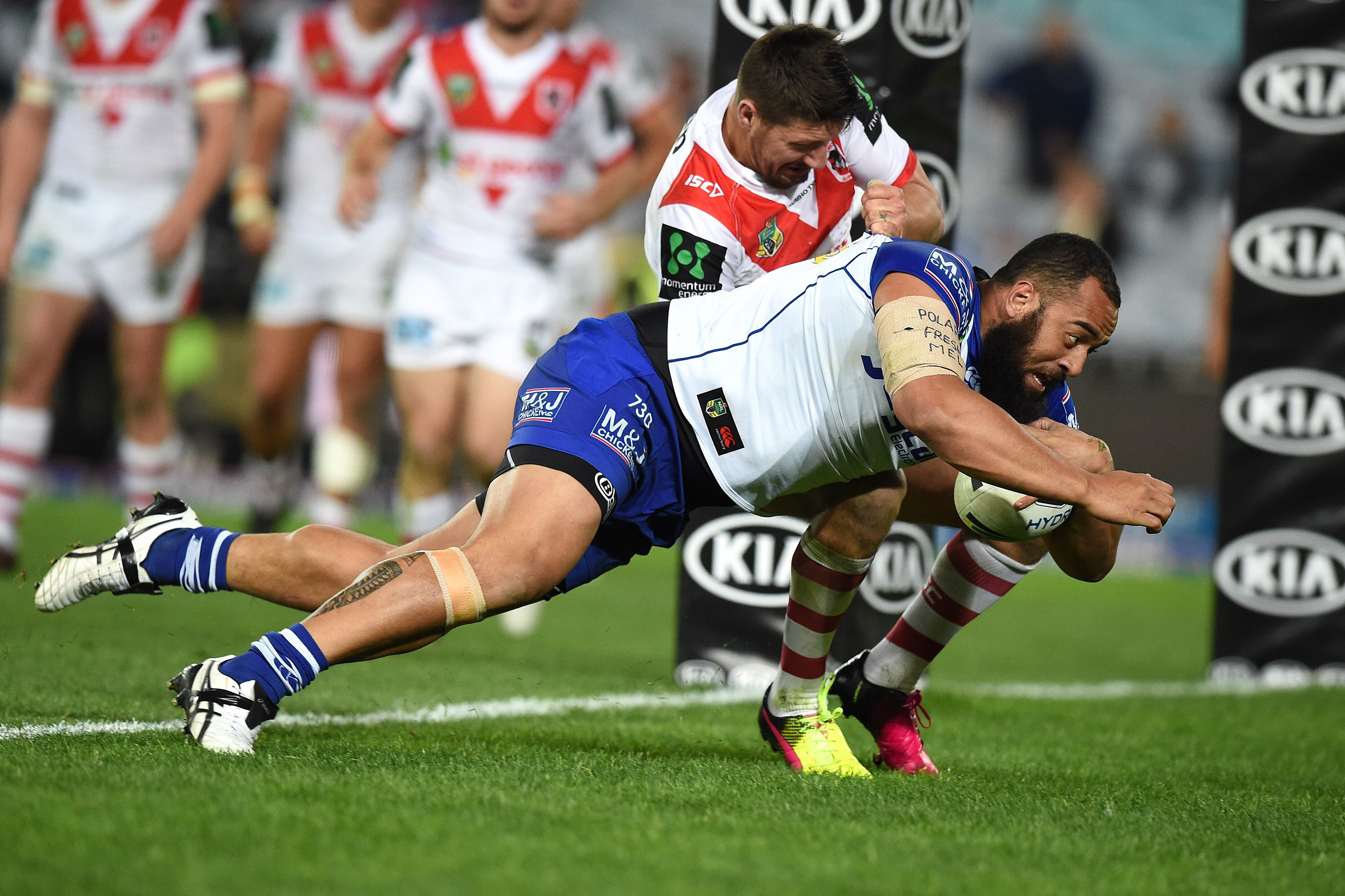 Canterbury Bulldogs beat St George Illawarra 13-10 at the Olympic ...