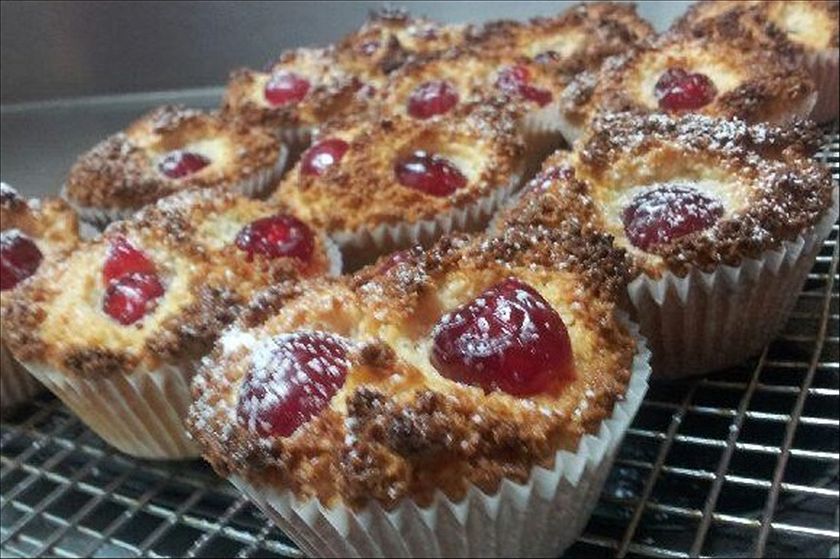 Cherry coconut macaroons - ABC News