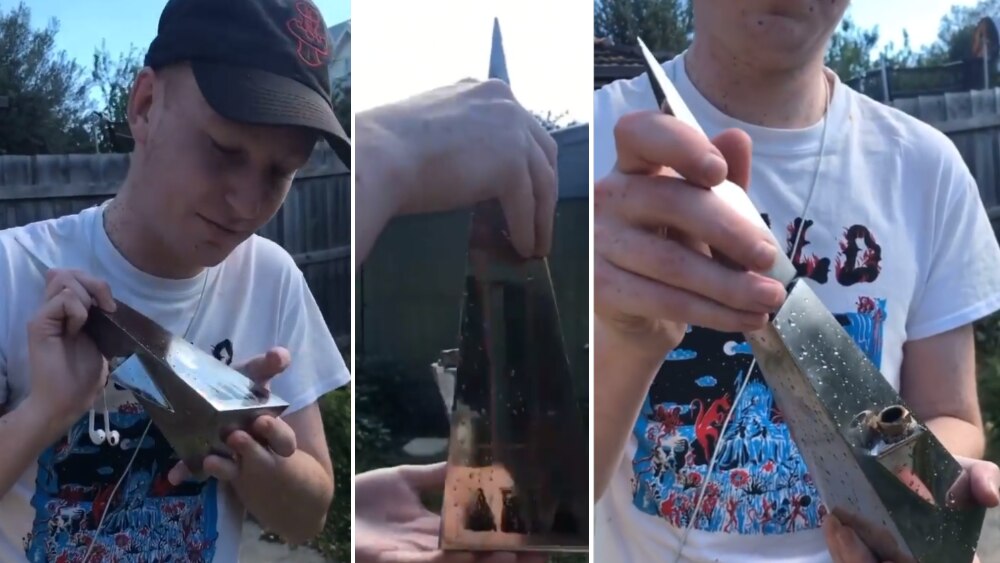 Check out Amyl and the Sniffers' makeshift ARIA award bong - triple j