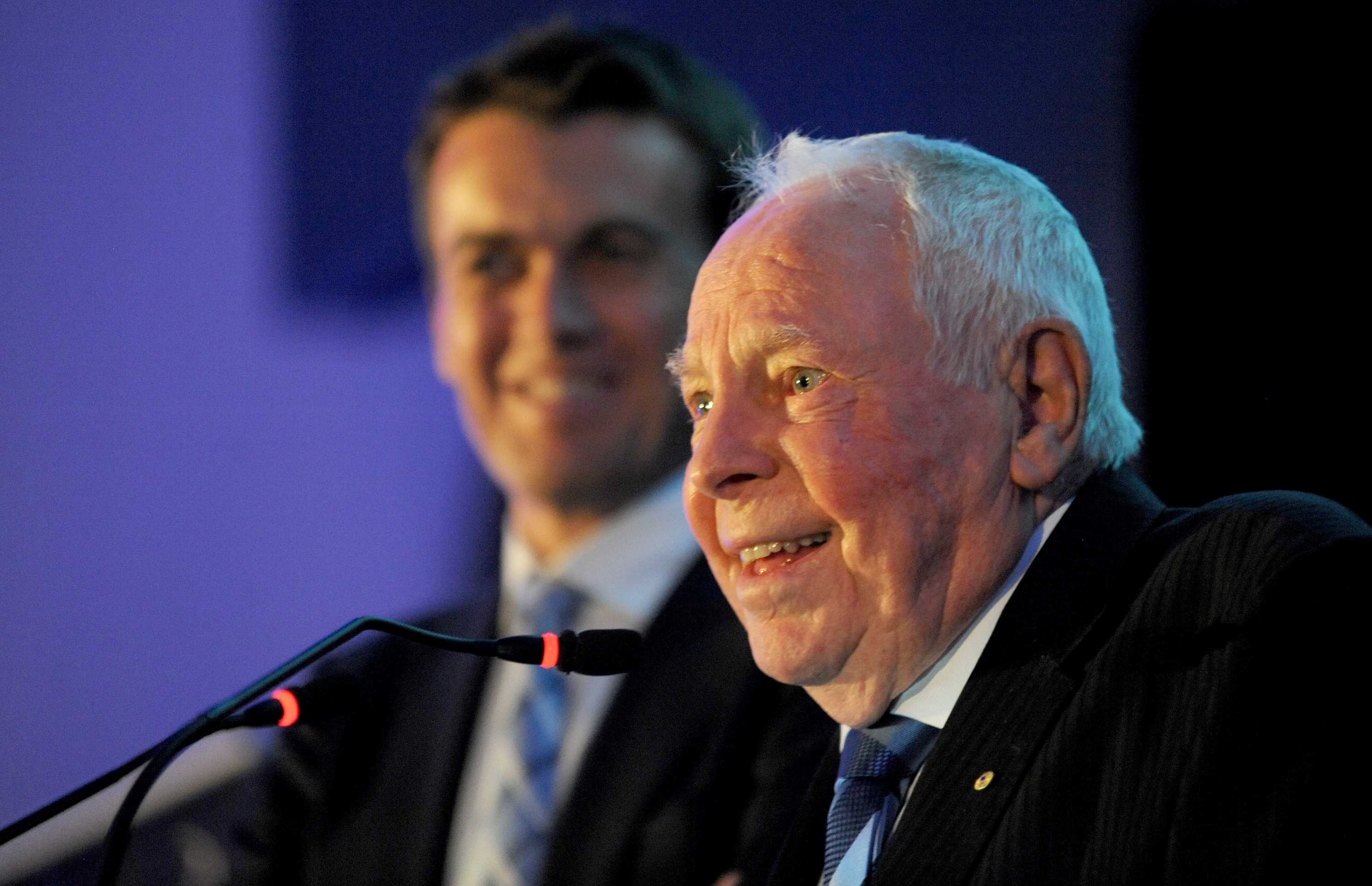 Australian Olympic historian Harry Gordon, a former war correspondent ...