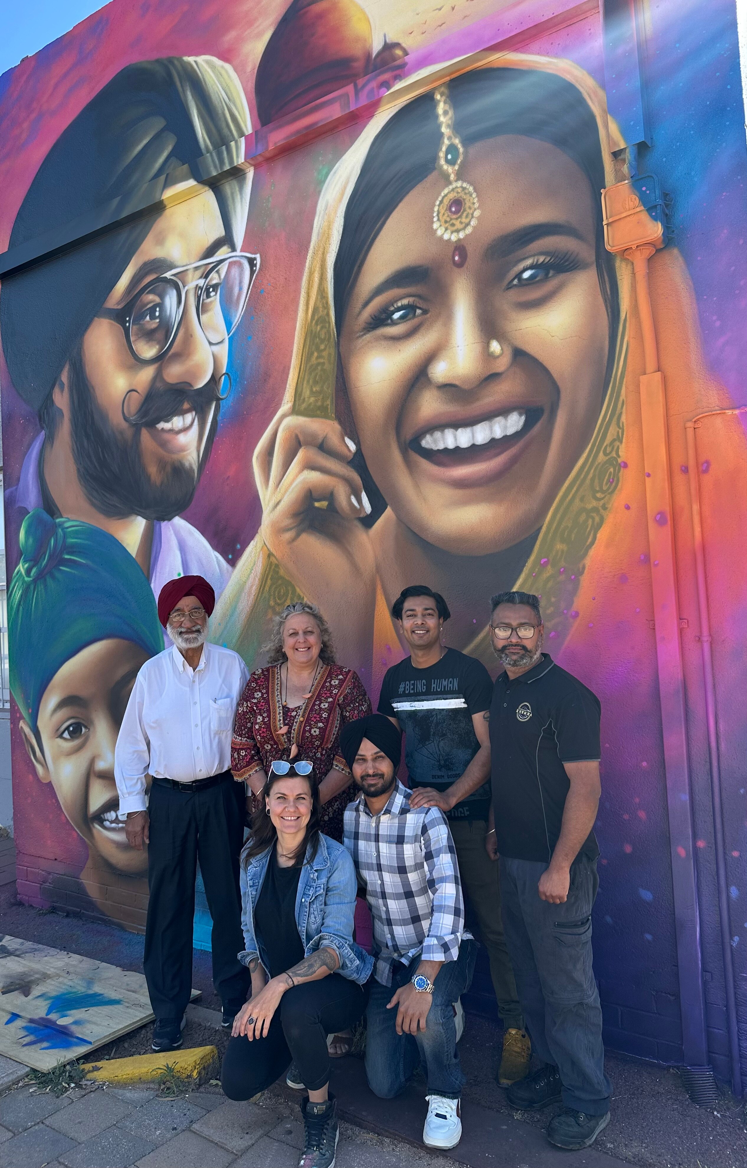 Port Augusta unveils mural celebrating Indian cultures five years after ...