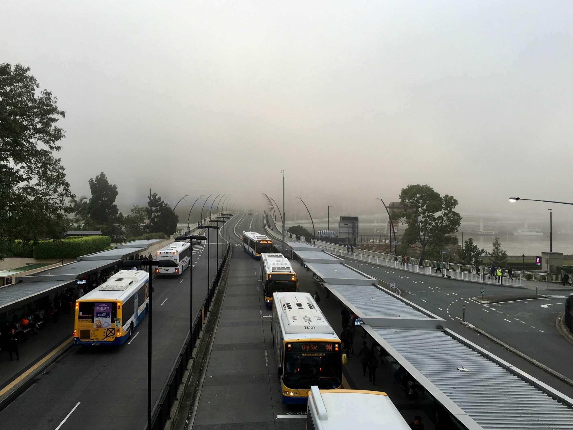 Brisbane weather: Fog blankets south-east Queensland, delays Brisbane ...