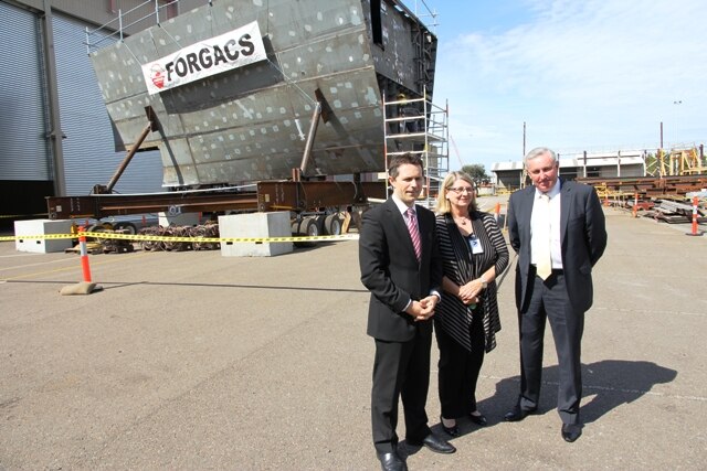 Forgacs AWD hulls ready to be shipped - ABC News