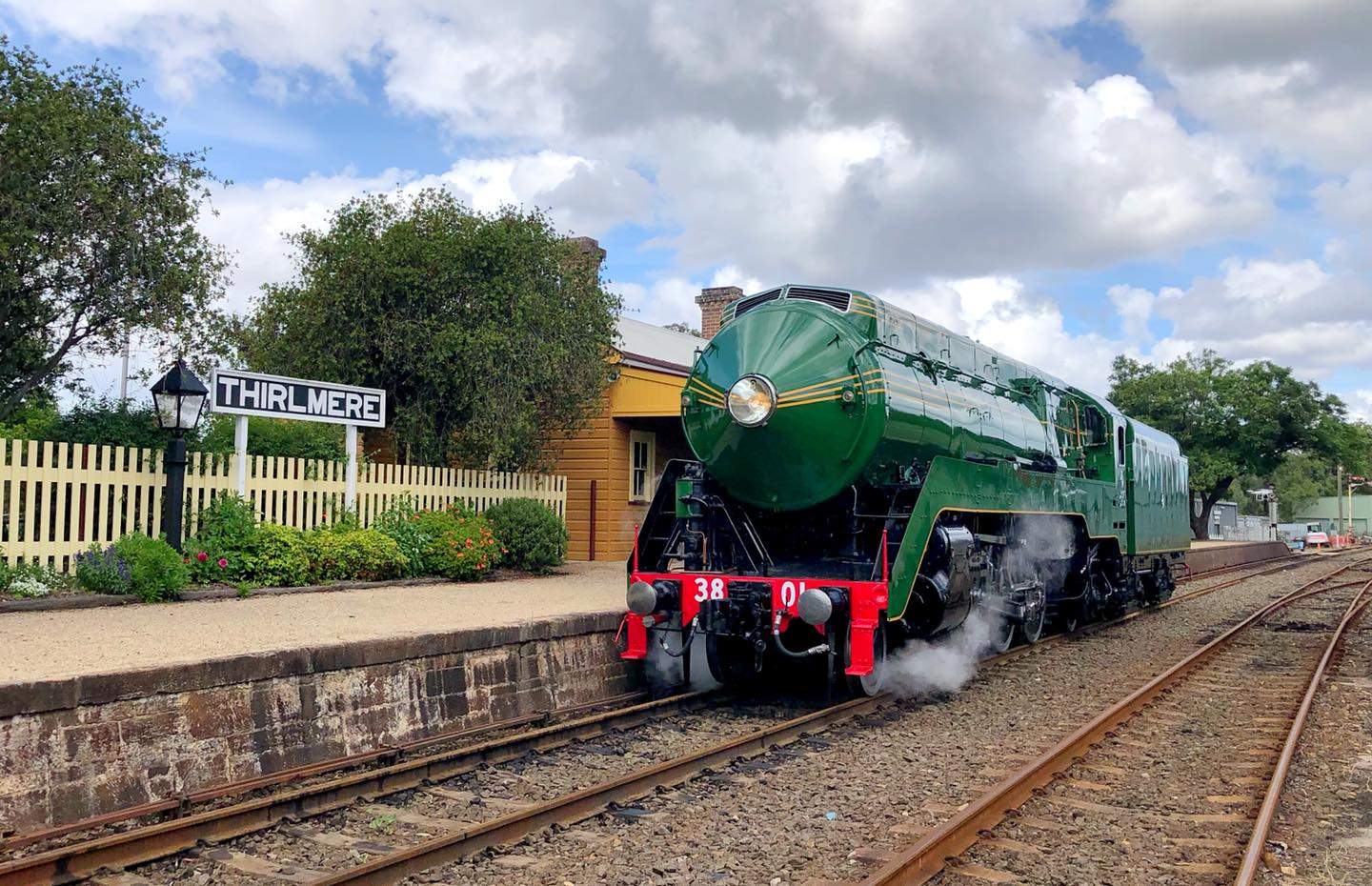 As close as you can get to engine 3801 for now - ABC Newcastle