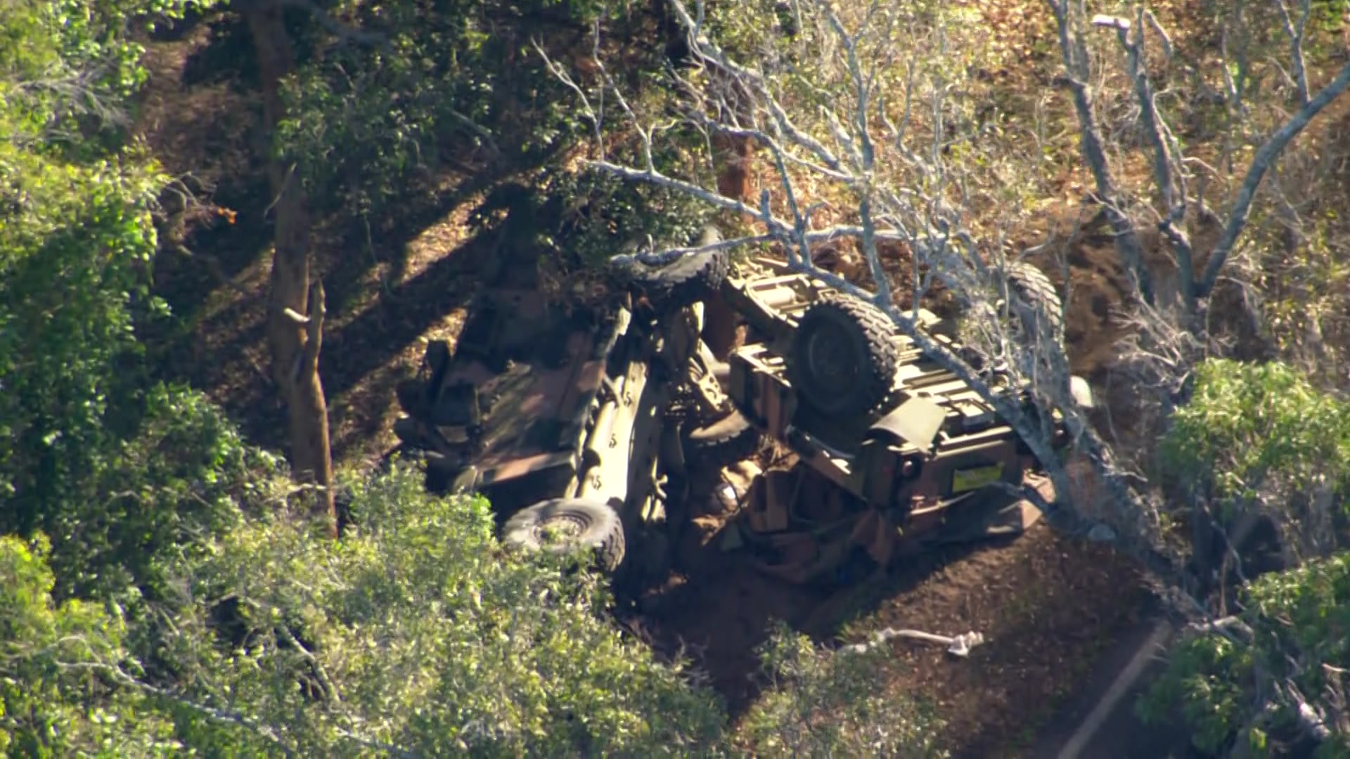 An army truck rolled over north-west of Brisbane. - ABC News