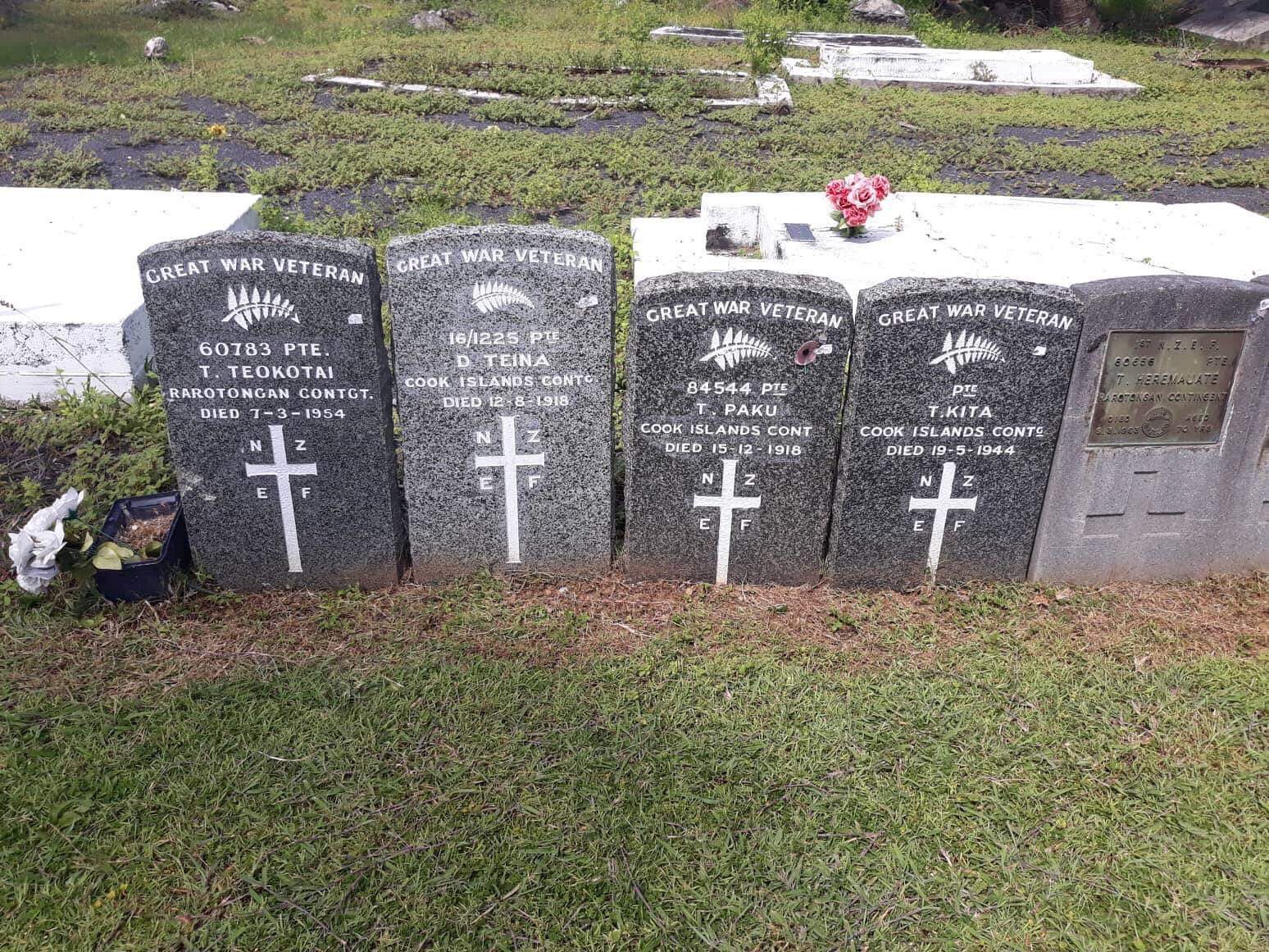 Cook Islands headstone restoration project connects long lost Anzac ...