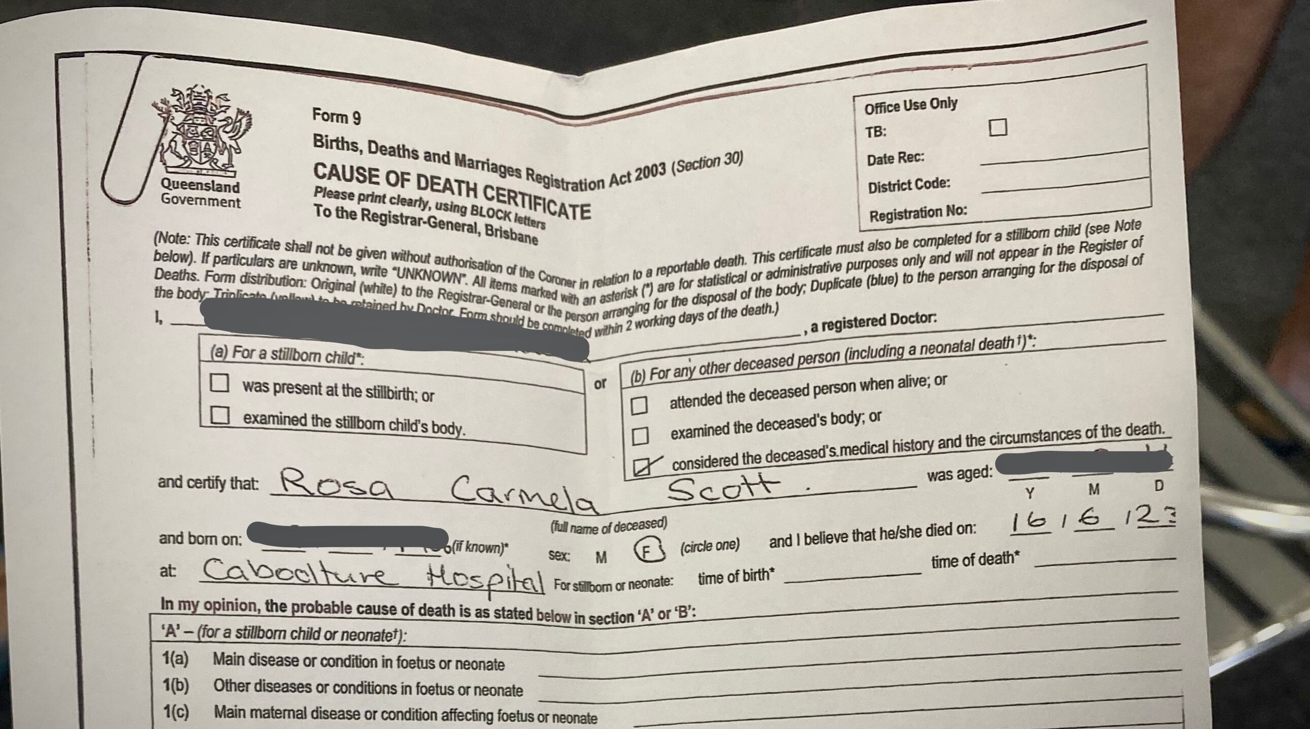 Queensland mum alleges doctor wrongly told her she may have miscarried ...