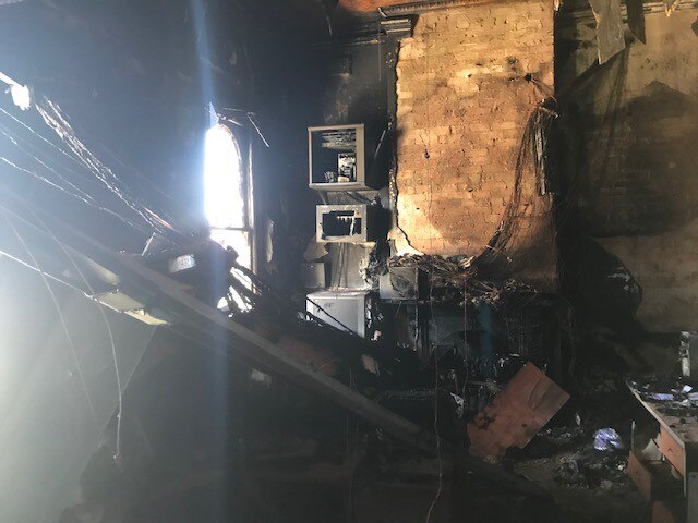 'It blew him away with flames': Owner makes lucky escape as historic ...