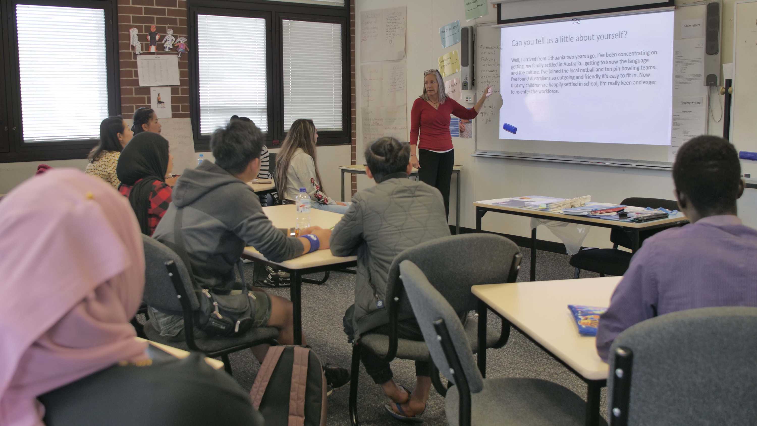 Migrants combine job training with English classes to boost work ...