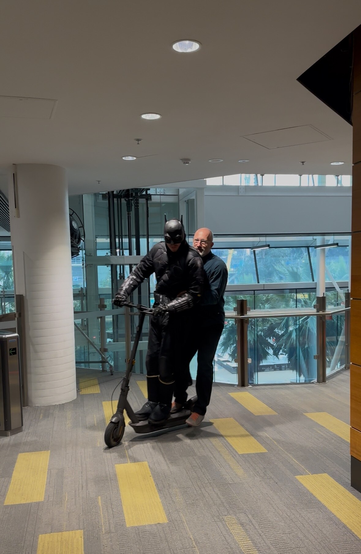 Raf gets a ride with the Batman of Berwick - ABC listen