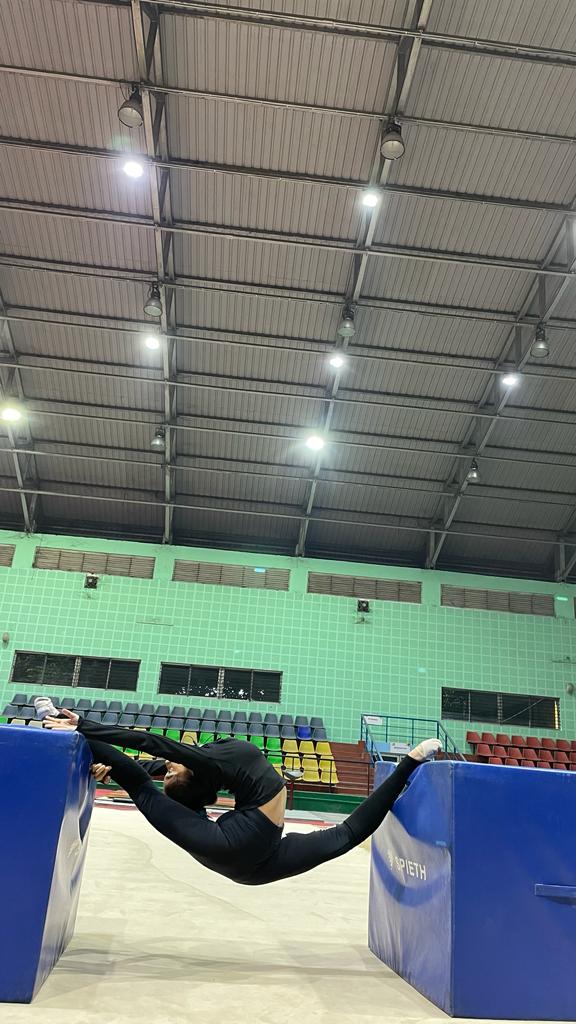 How a promising rhythmic gymnast is learning the tricks of the trade by ...