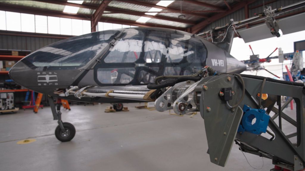 AMSL Aero eVTOL Vertiia aircraft - ABC News