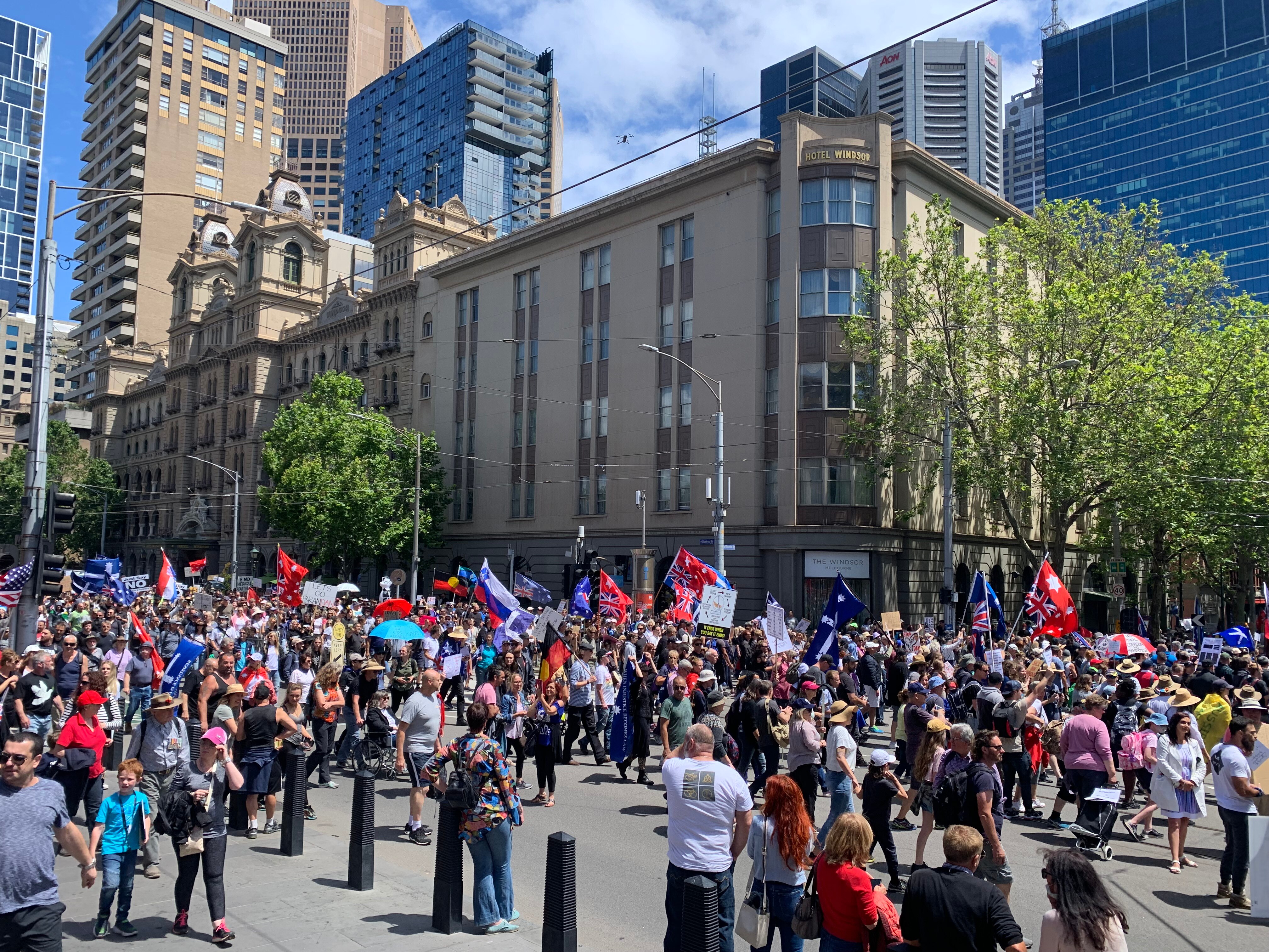 Thousands march against Victoria's new pandemic legislation as COVID ...