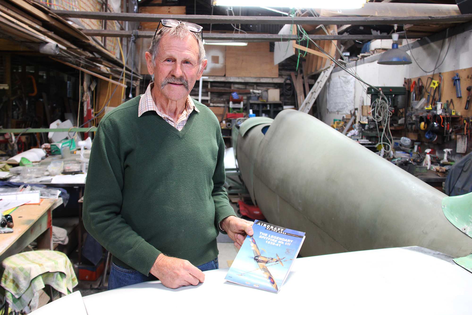 Rare full-scale replica of a WWII Spitfire is taking shape in a Hobart ...