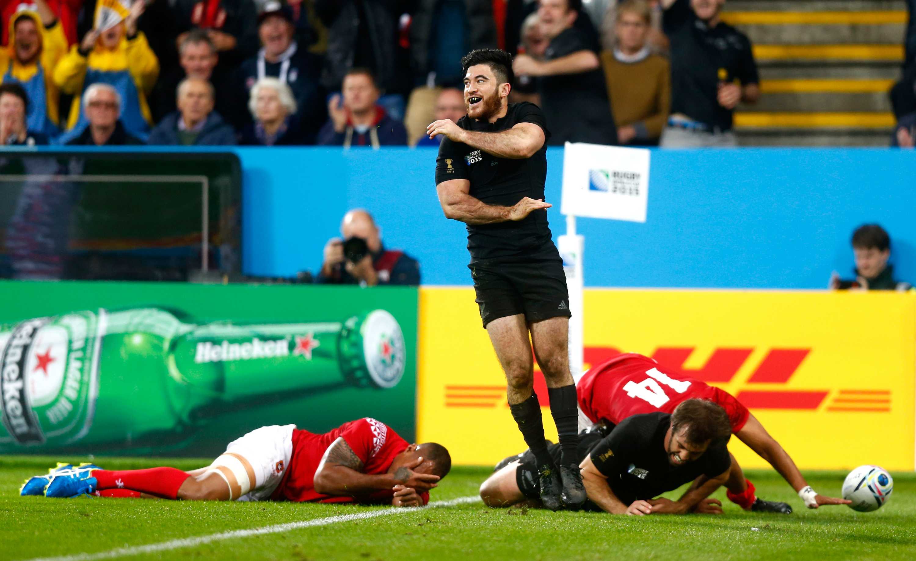 Rugby World Cup: All Blacks defeat Tonga 47-9 to top Pool C undefeated ...