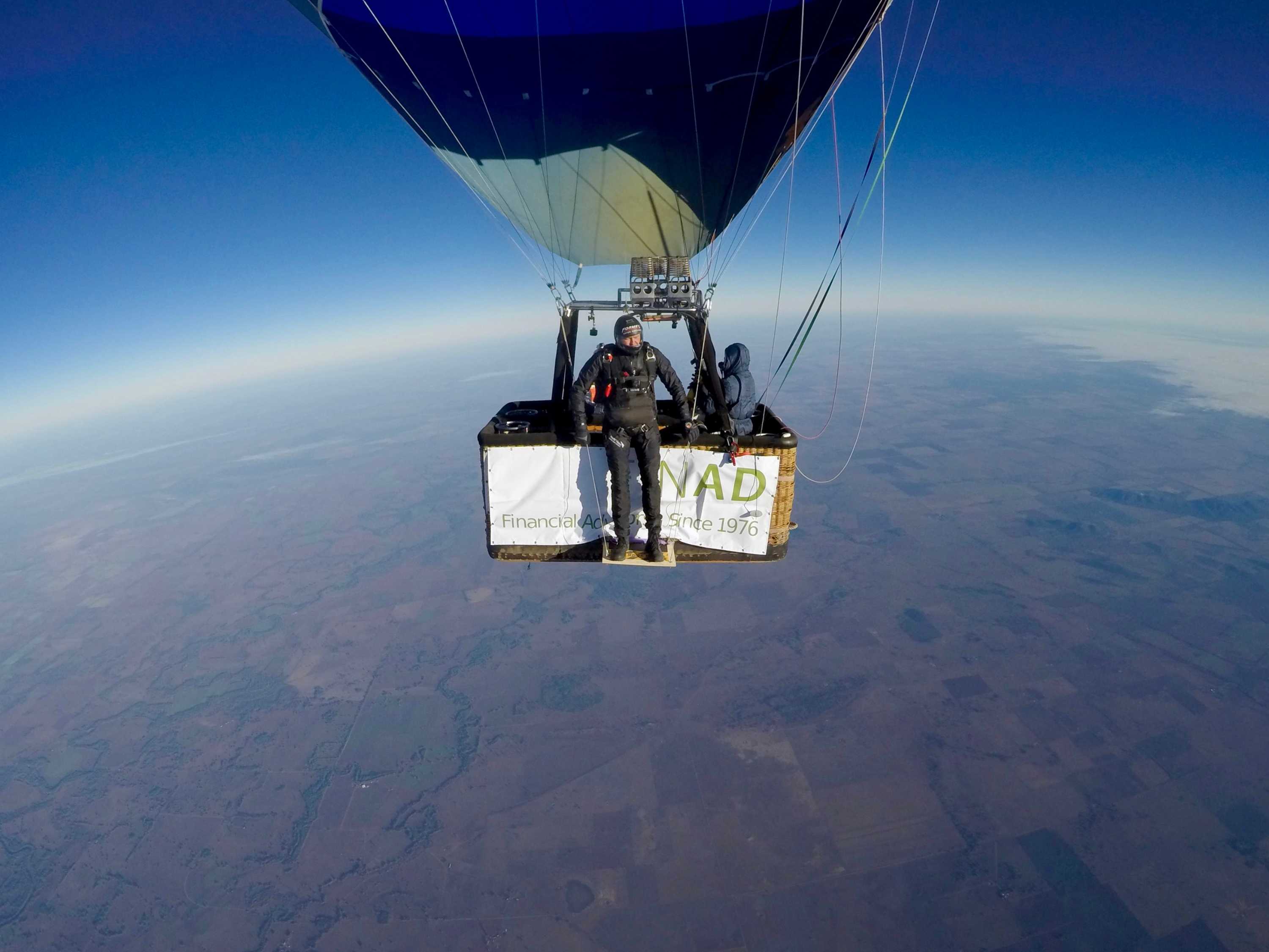 Skydiving into the jet stream, where no human has jumped before - ABC News