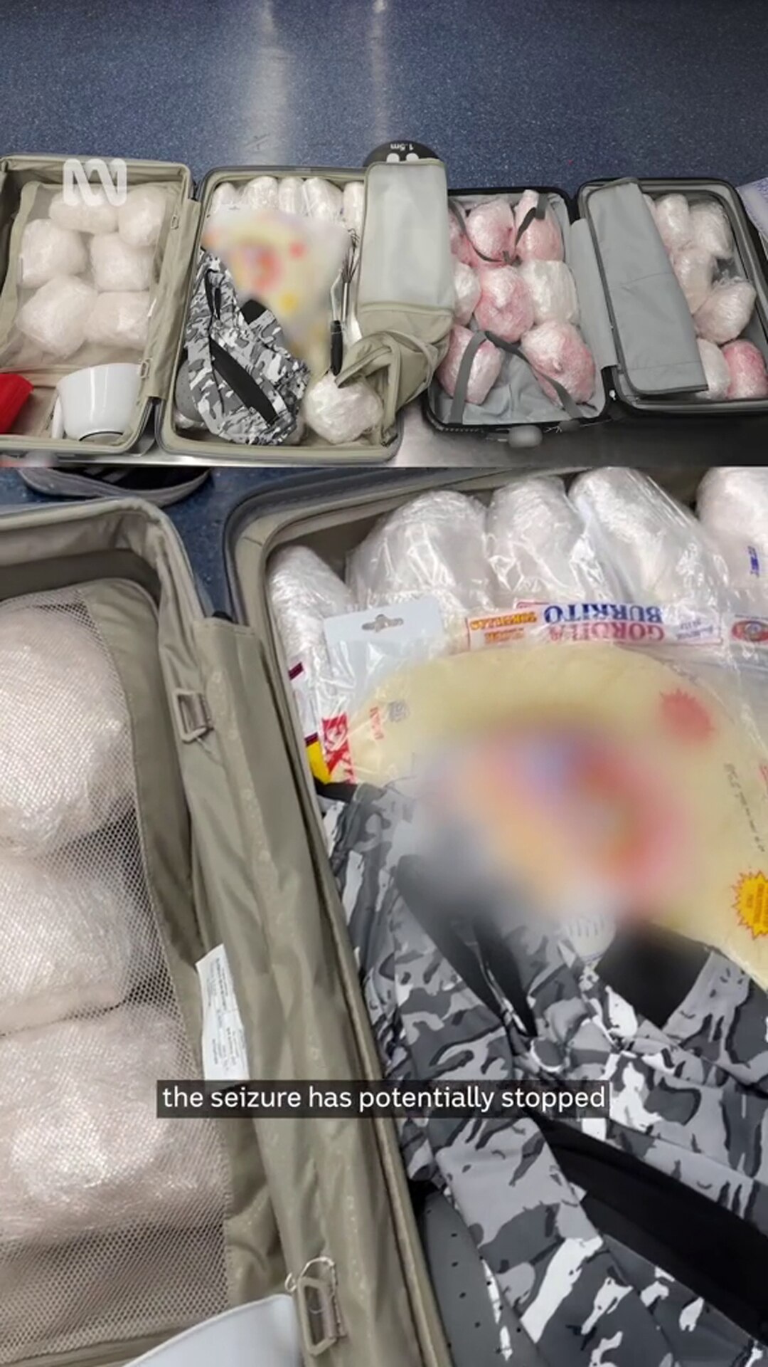 $24m of meth allegedly found in suitcases - ABC News