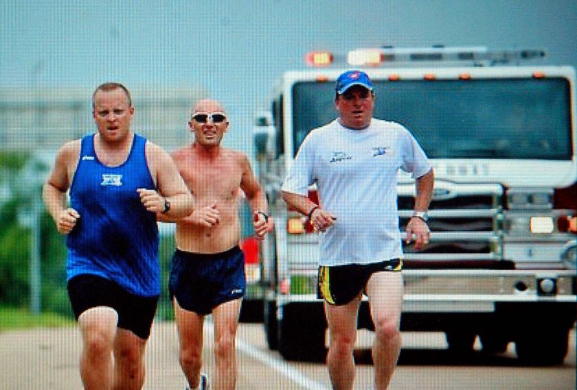 Aussie firefighters keep 9/11 run on track - ABC News