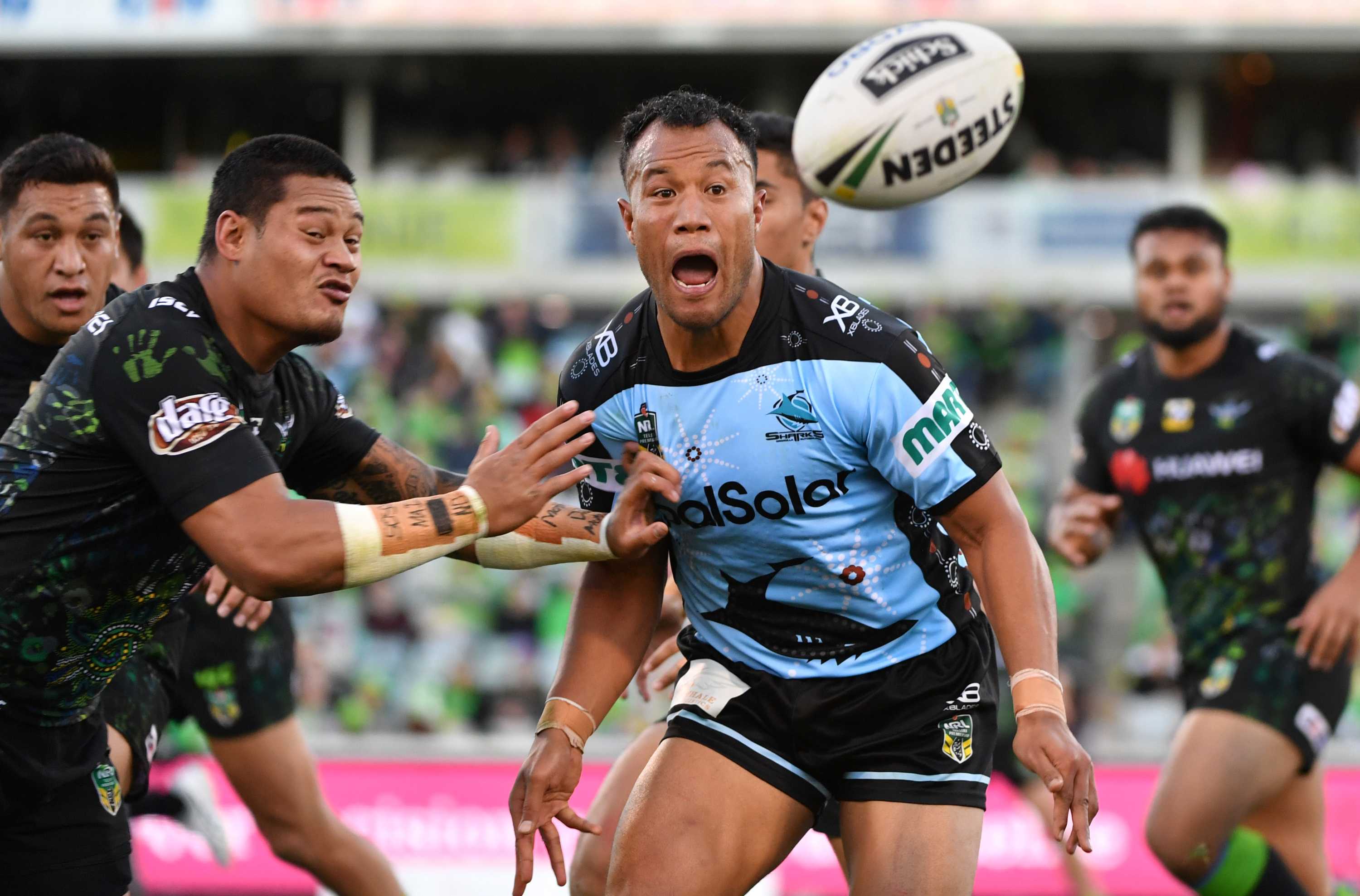 Rabbitohs v Dragons, Raiders v Sharks: NRL round 10 live scores, stats ...