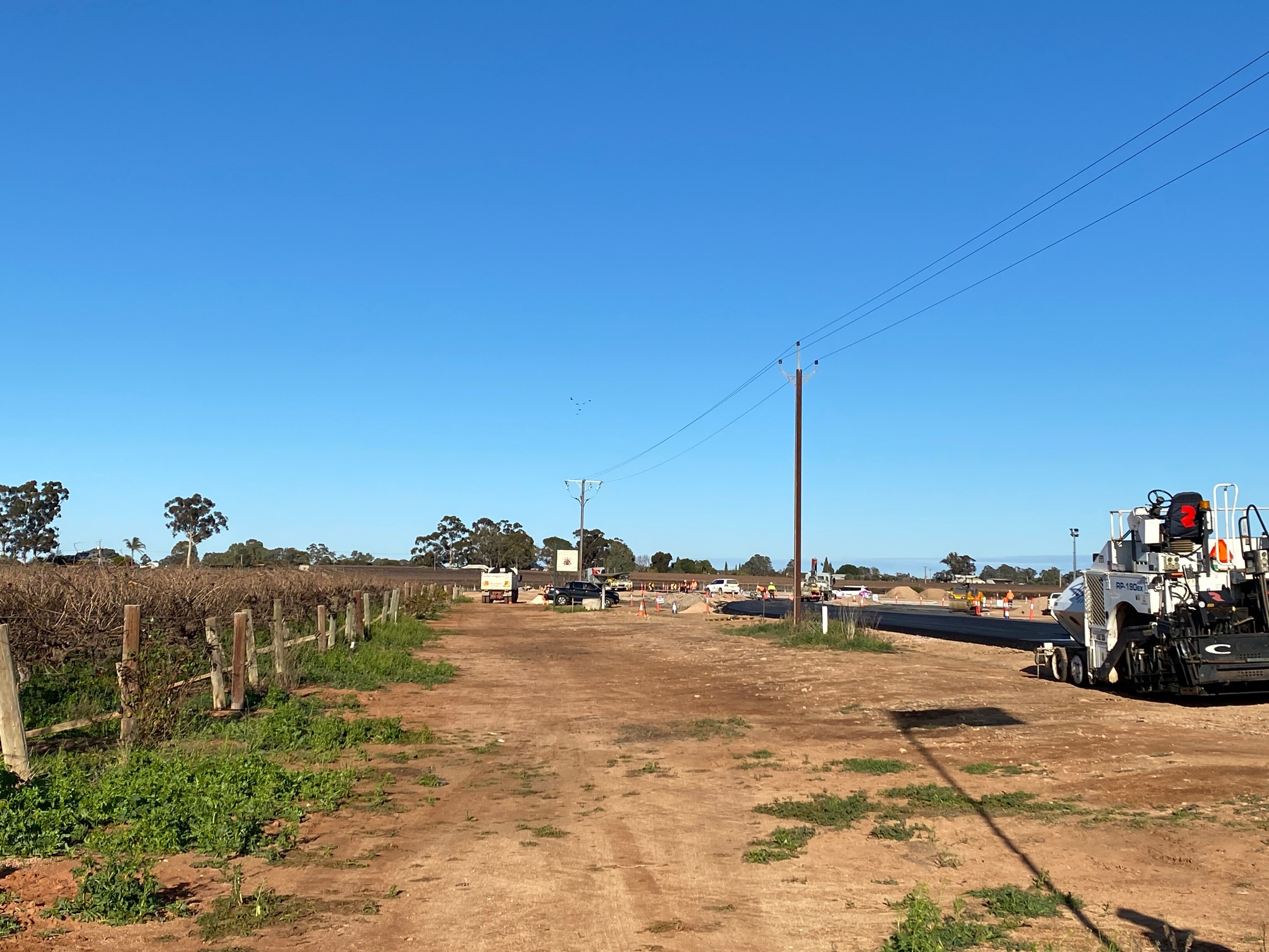 Sturt Highway roundabout roadworks leaves Barmera ex-mayor blocked from ...