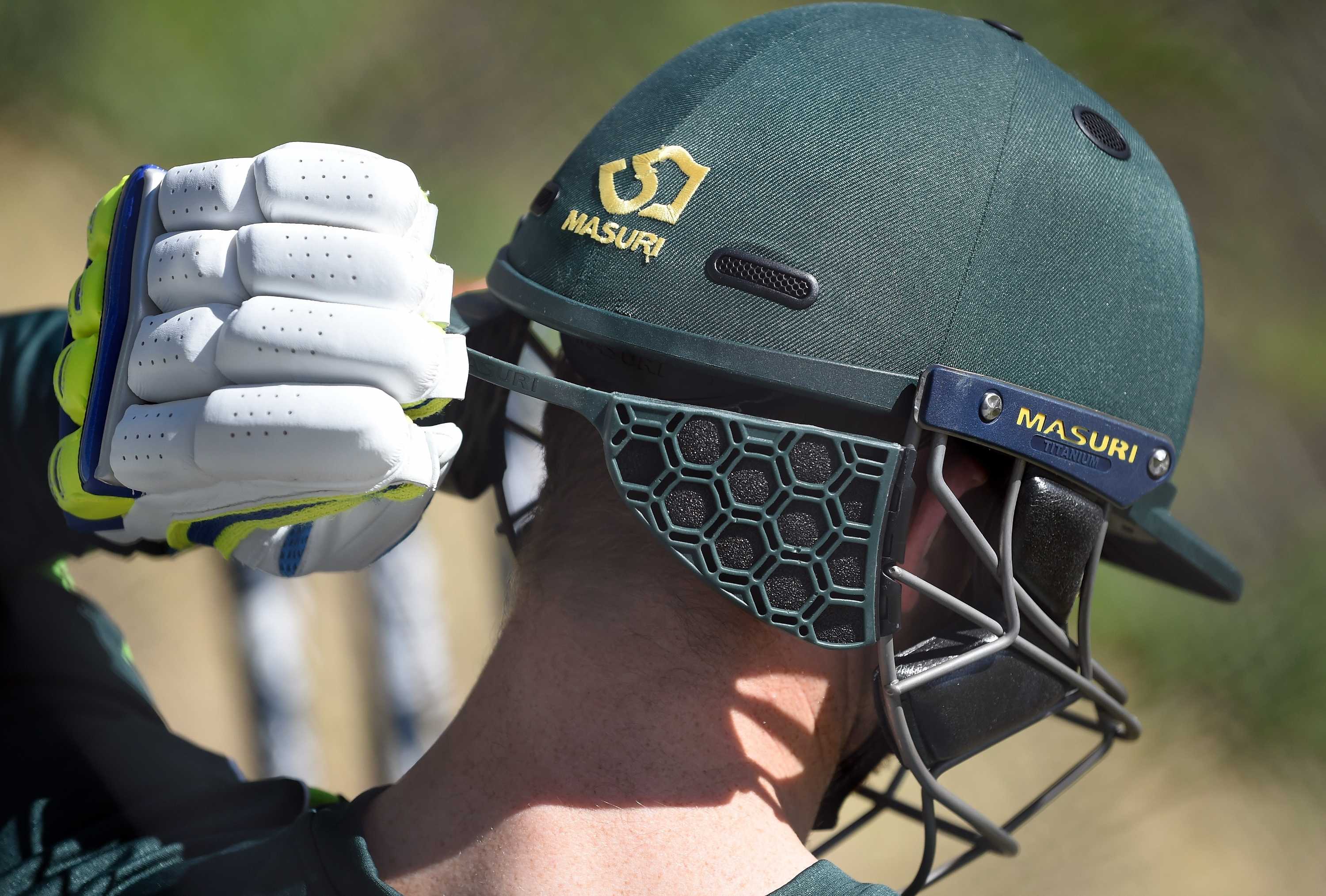 Cricket World Cup: Australian cricketers trial helmet safety guard ...