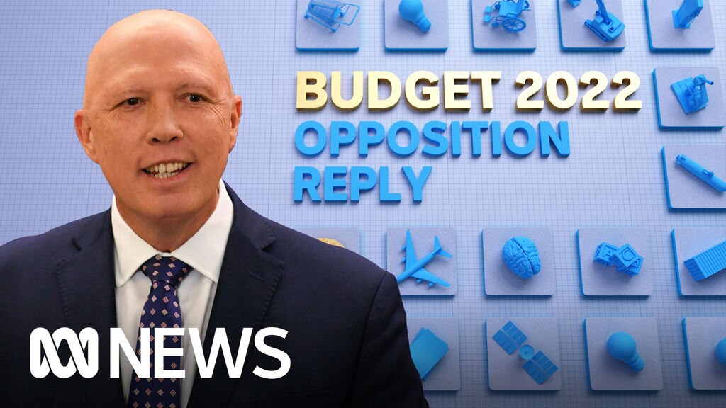 Watch Peter Dutton's budget reply speech - ABC News
