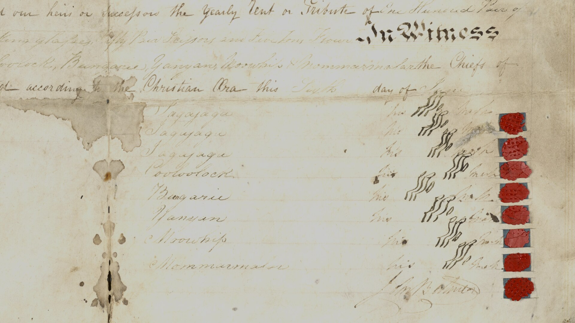 In 1835, John Batman attempted to make a treaty with Melbourne's ...